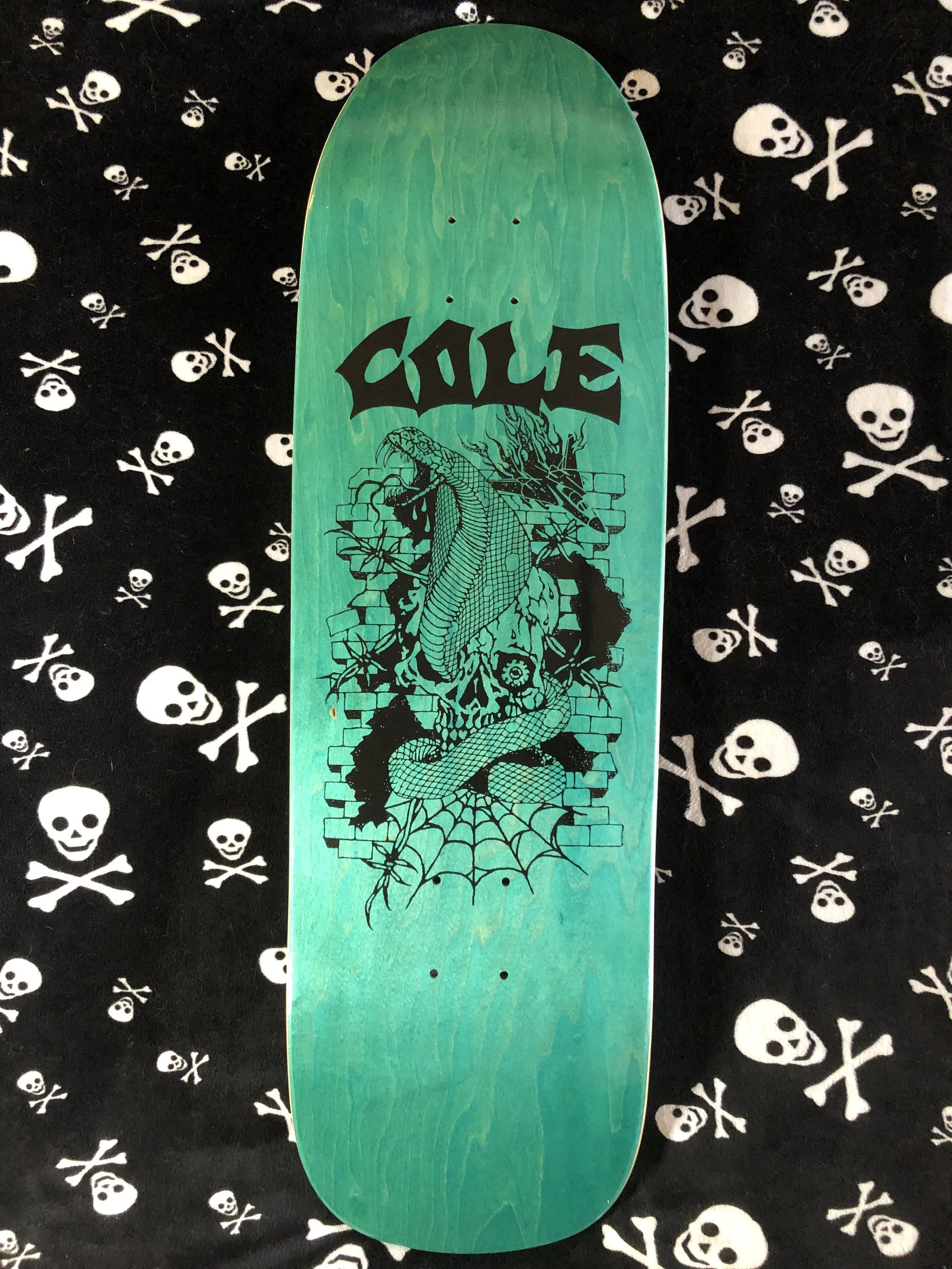 ZERO~ CHRIS COLE END OF TIME IS NEAR SKATEBOARD DECK — DEATHGEAR ...