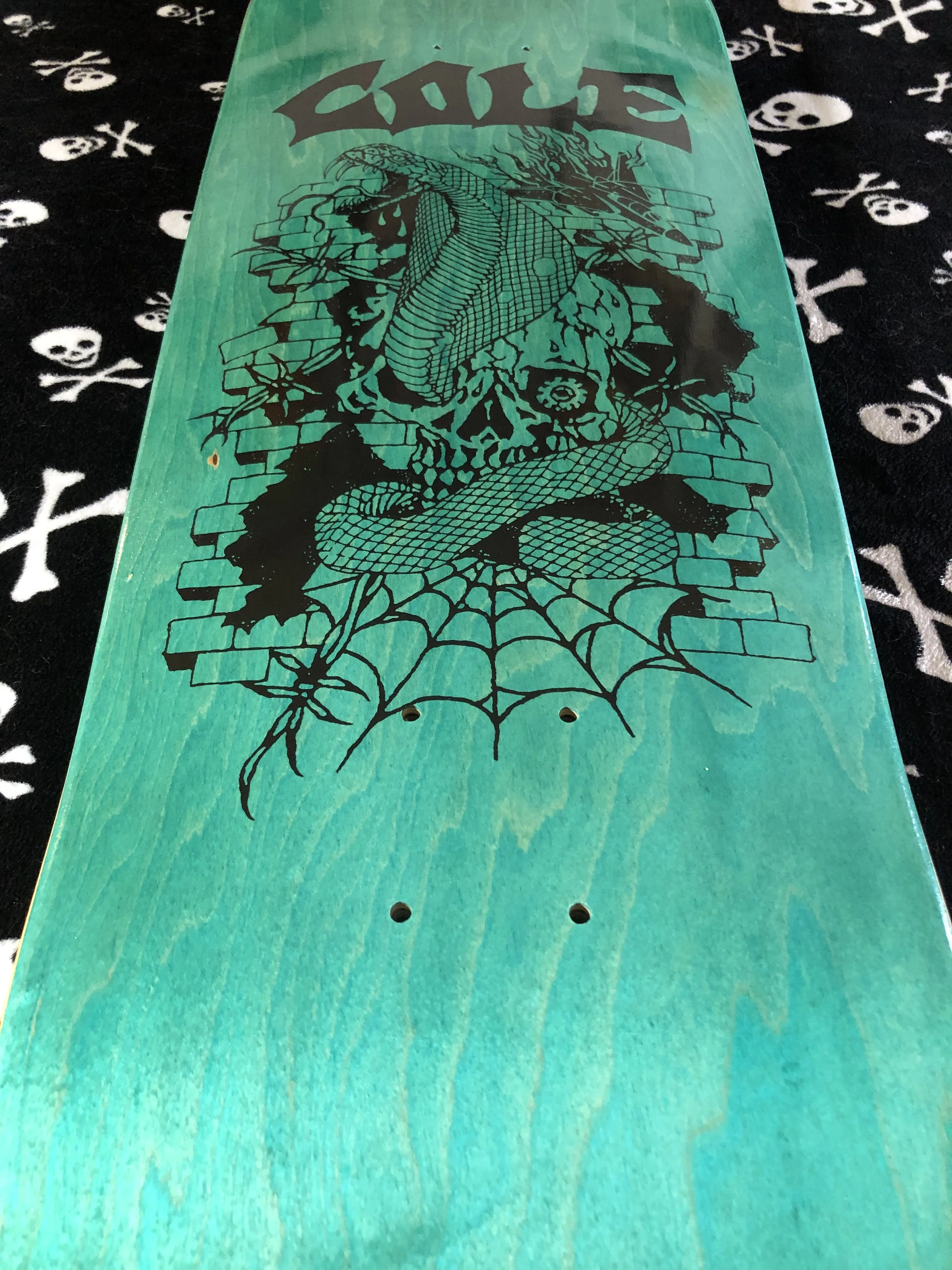 ZERO~ CHRIS COLE END OF TIME IS NEAR SKATEBOARD DECK — DEATHGEAR ...