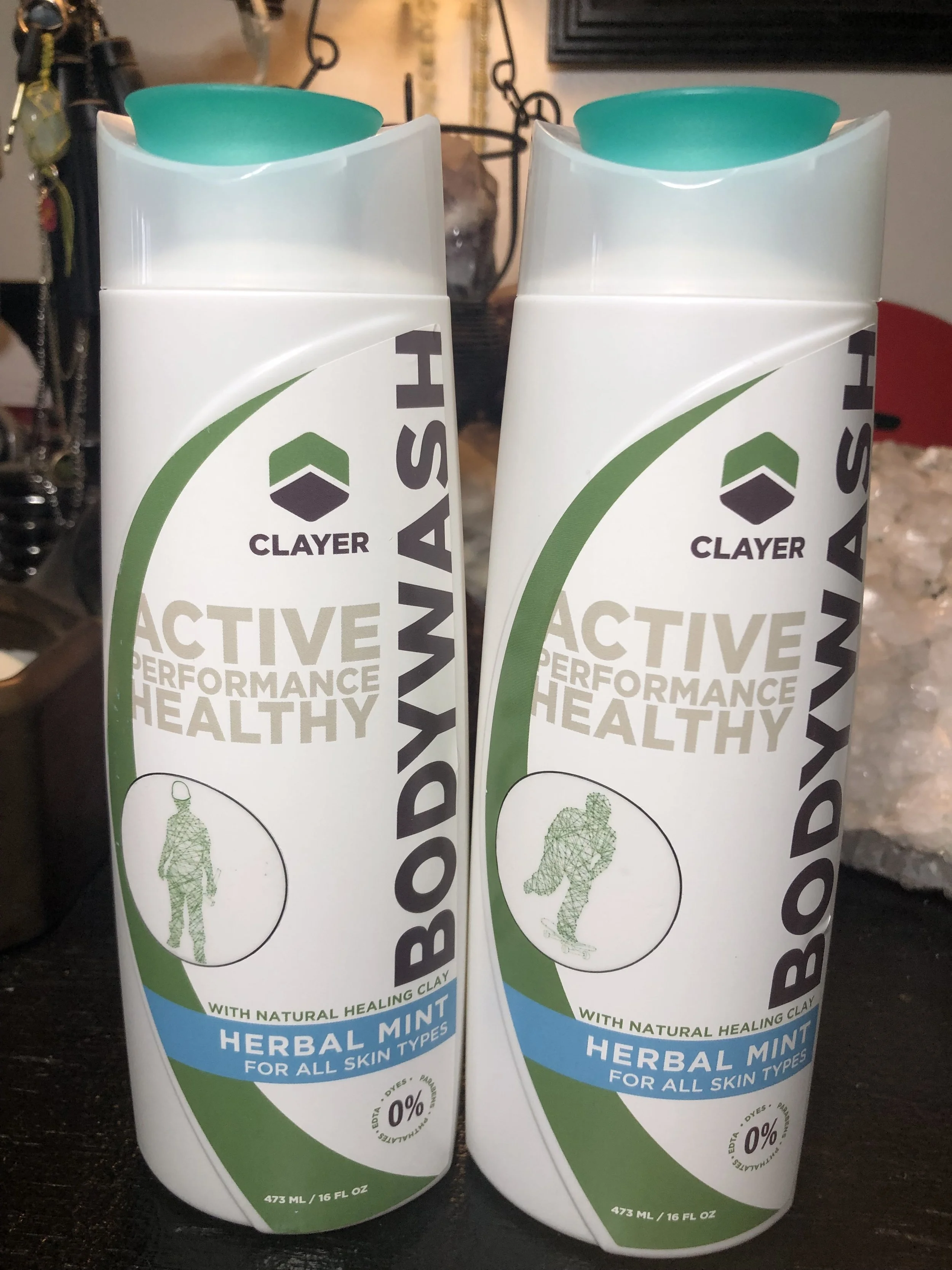 CLAYER ACTIVE LIFESTYLE~ BODYWASH HERBAL MINT — DEATHGEAR PRODUCTS ...