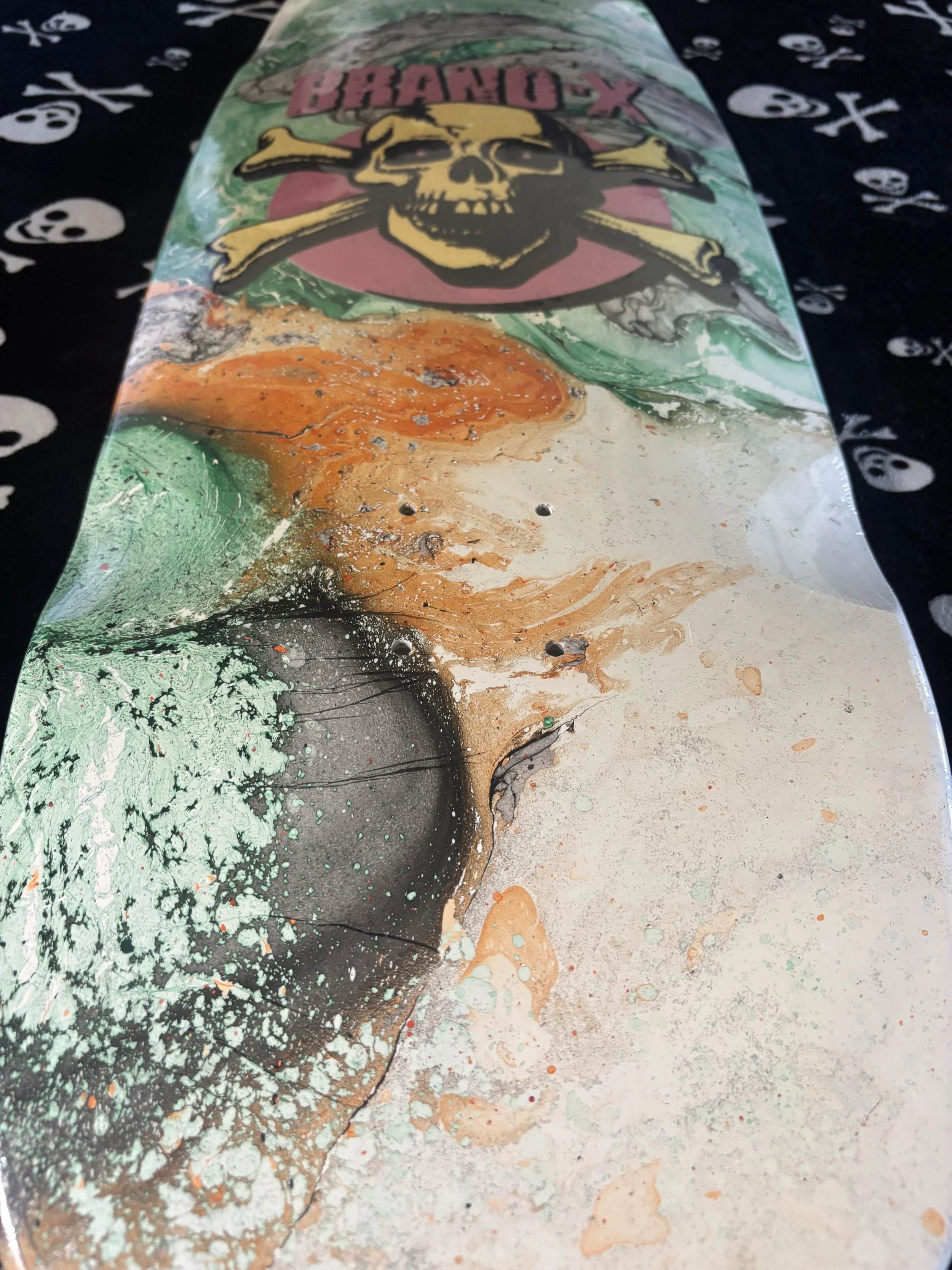 BRAND-X-SKATEBOARDS~ BRAND-X-KNUCKLEHEAD ONE OF A KIND HYDRODIP ...