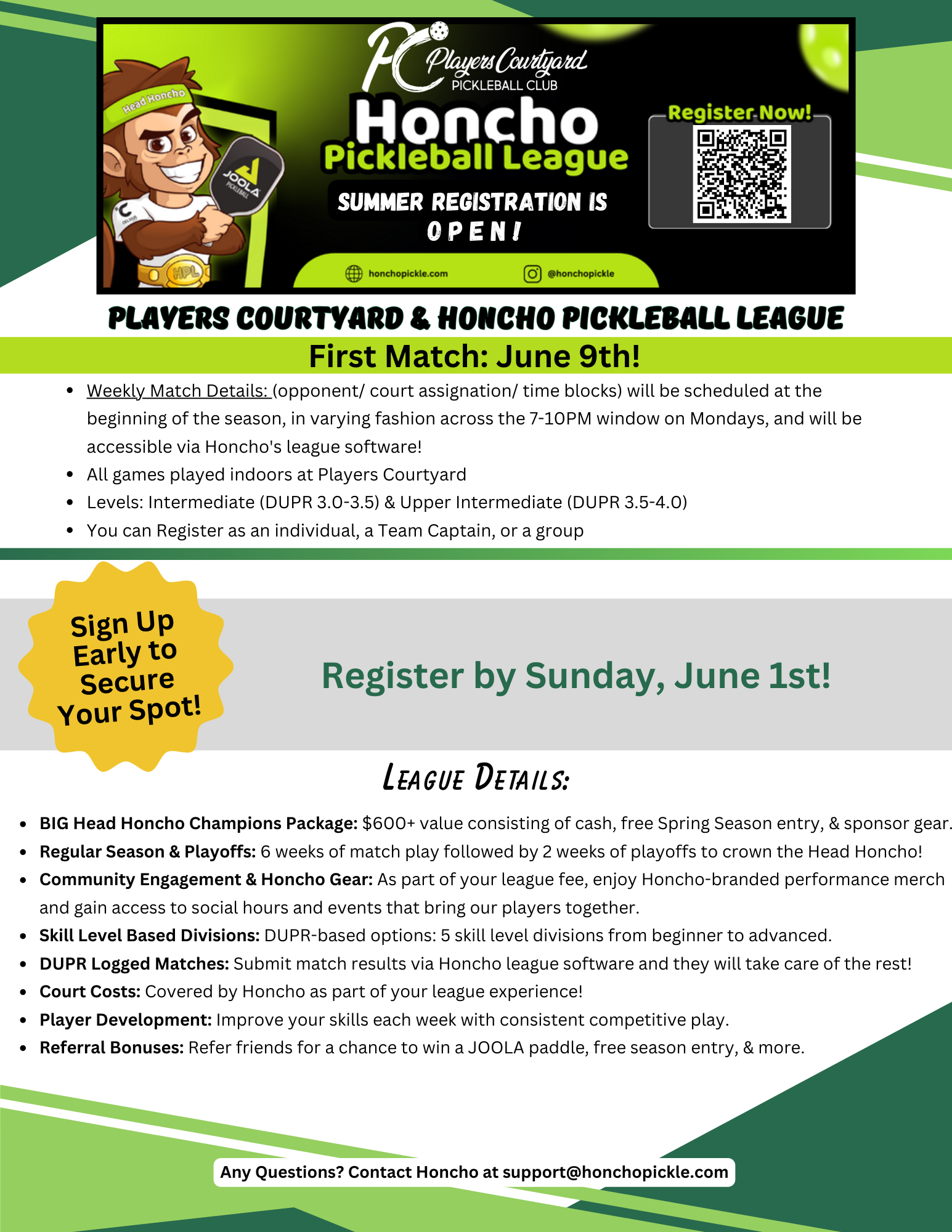 Leagues — Players Courtyard