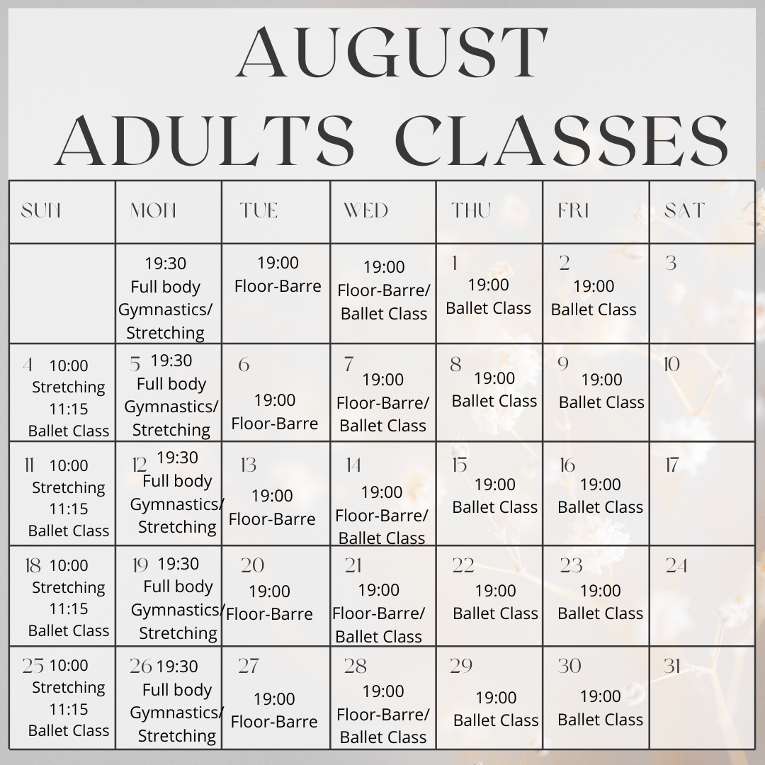 Stundenplan — ARTIS HOW TO DANCE