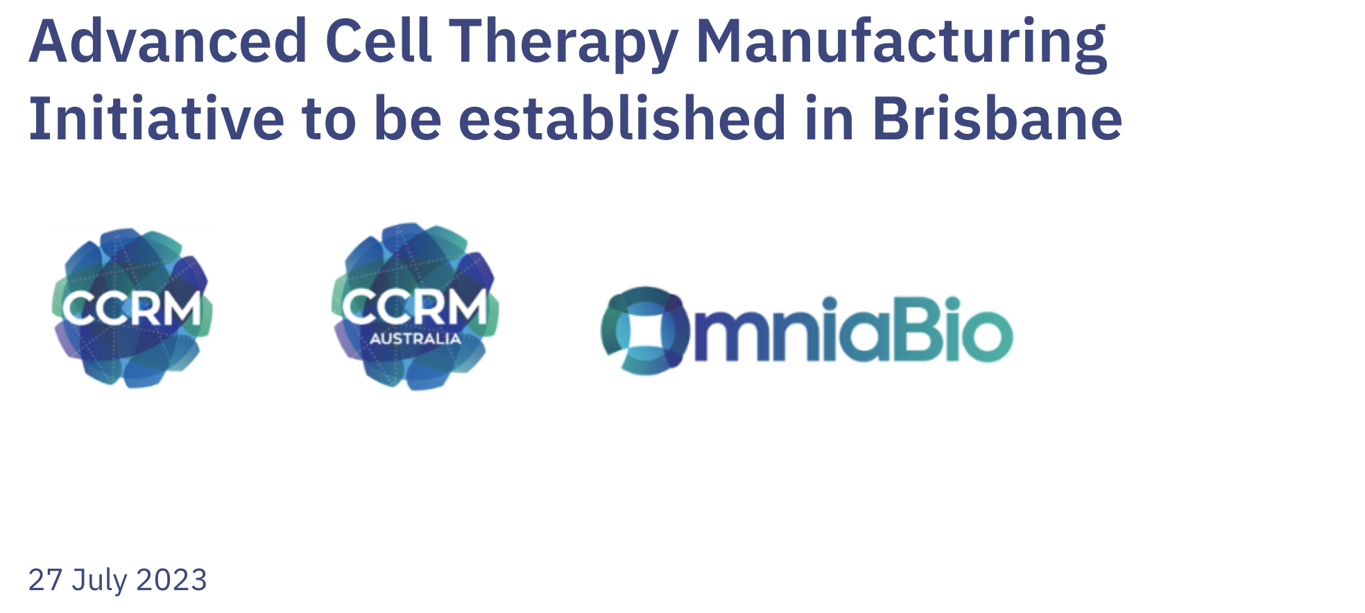Partner Network — CCRM Australia