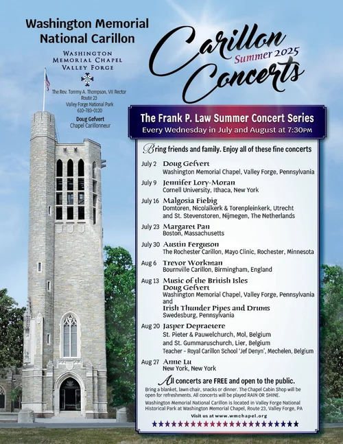 2025 Frank P. Law Summer Carillon Series — Washington Memorial Chapel