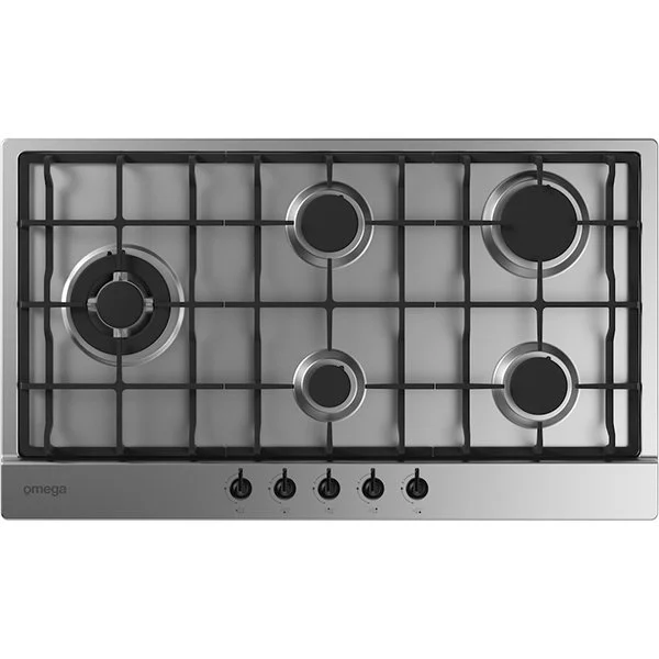 90cm 5 Zone Ceramic Cooktop | OCC90TZ — Omega Appliances