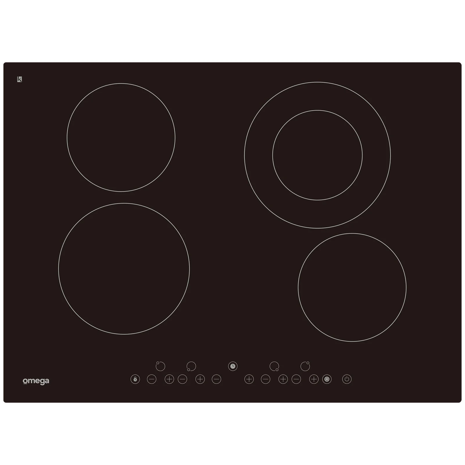 60cm 4 Zone Induction Cooktop | OCI64PP — Omega Appliances