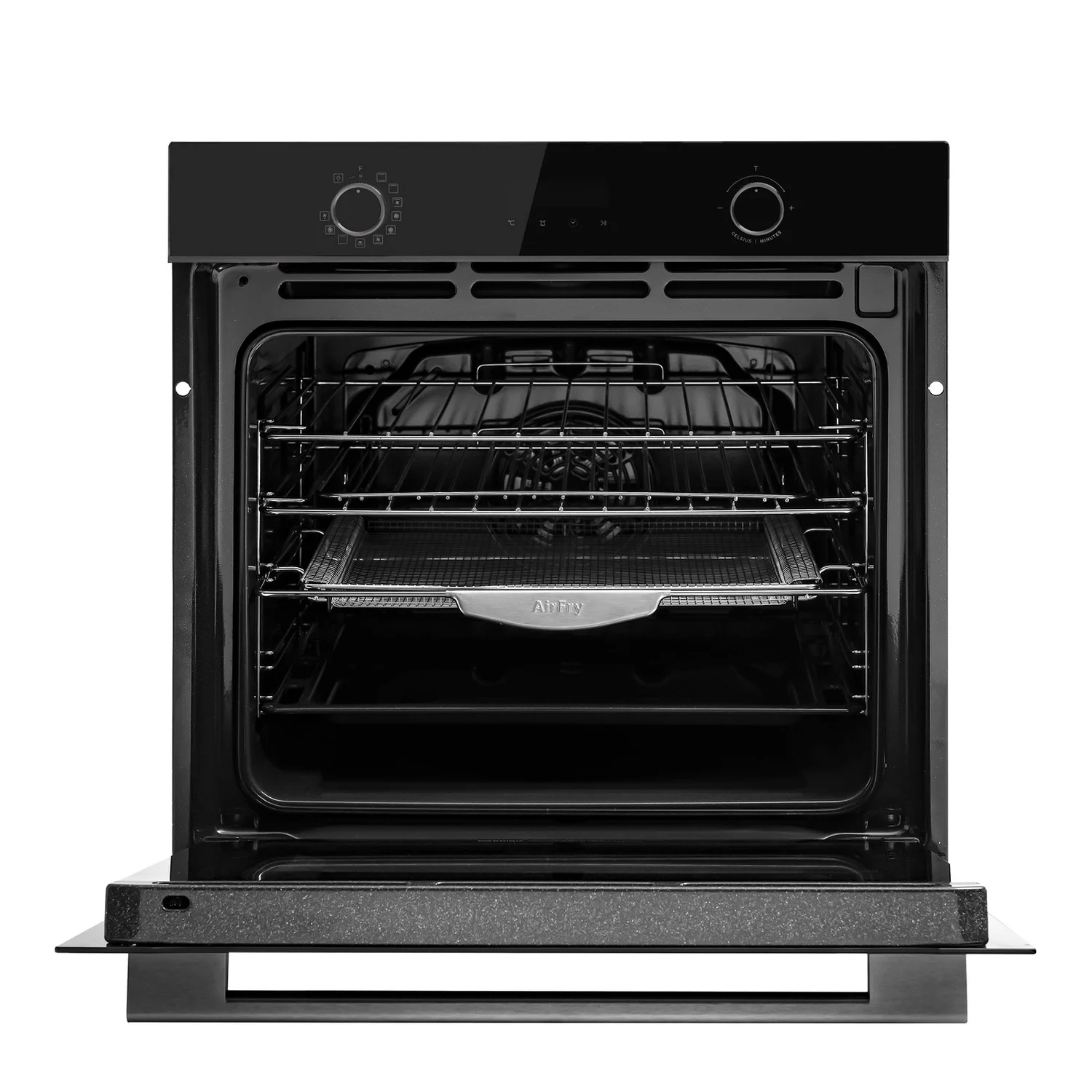 60cm 16 Function Pyrolytic Oven with AirFry, Midnight | OBOP6016AM ...