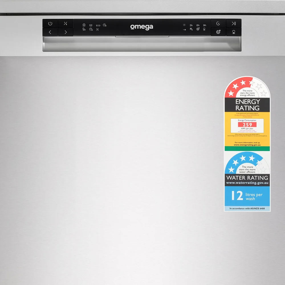 45cm Compact Freestanding Dishwasher | ODWF4510X — Omega Appliances