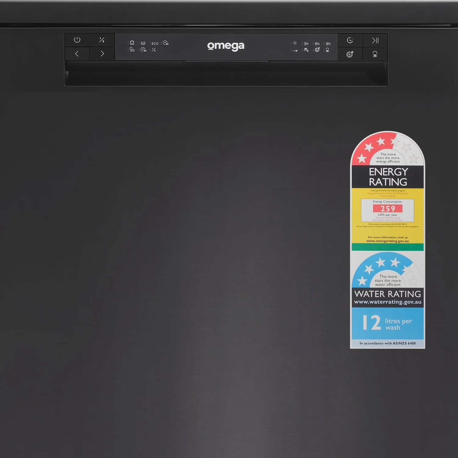 60cm Freestanding Dishwasher | ODWF6015X — Omega Appliances