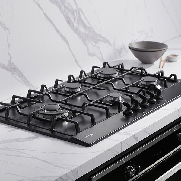 90cm 5 Burner Gas Cooktop | OCGG905COM — Omega Appliances