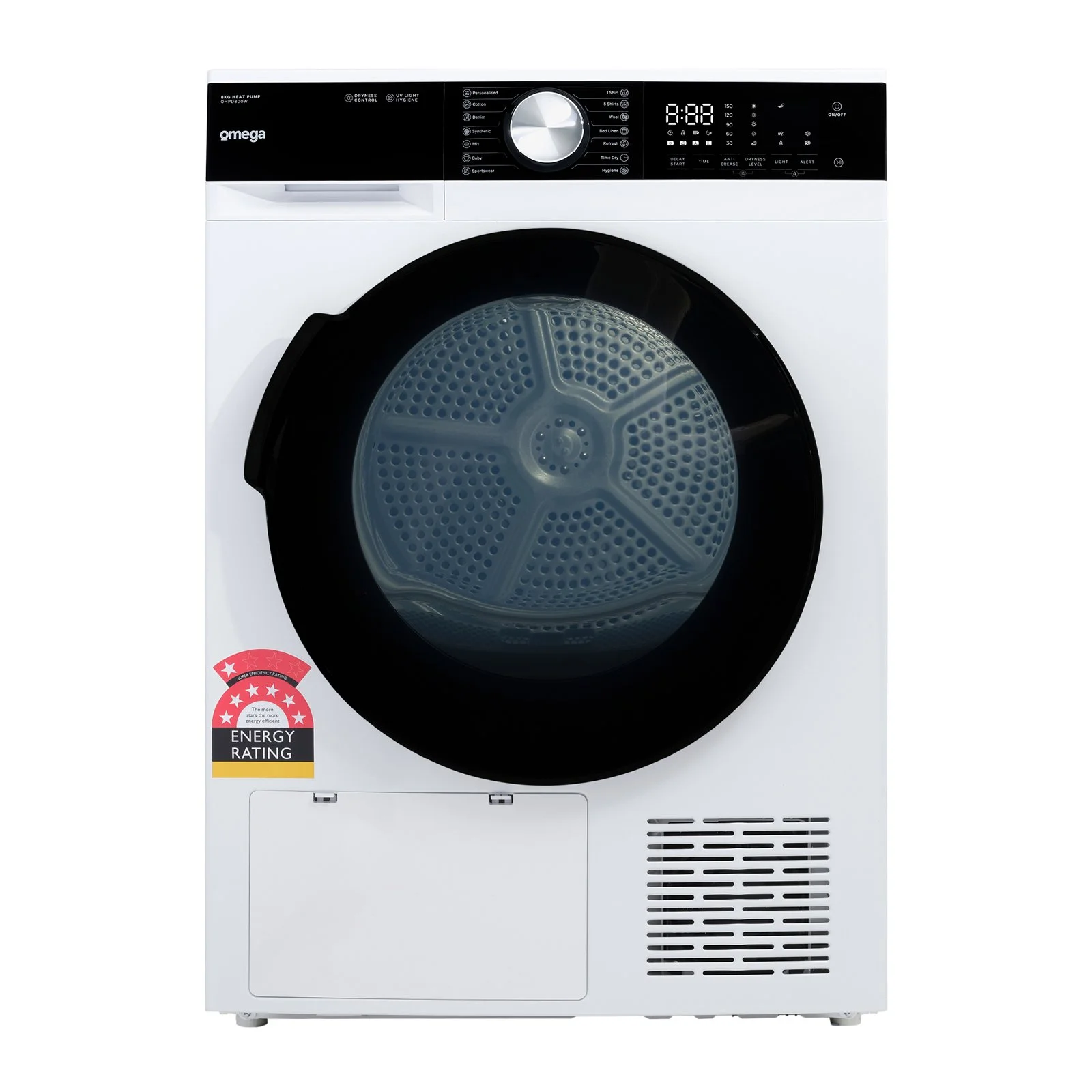 4.5kg Vented Clothes Dryer | OCD45W.1 — Omega Appliances