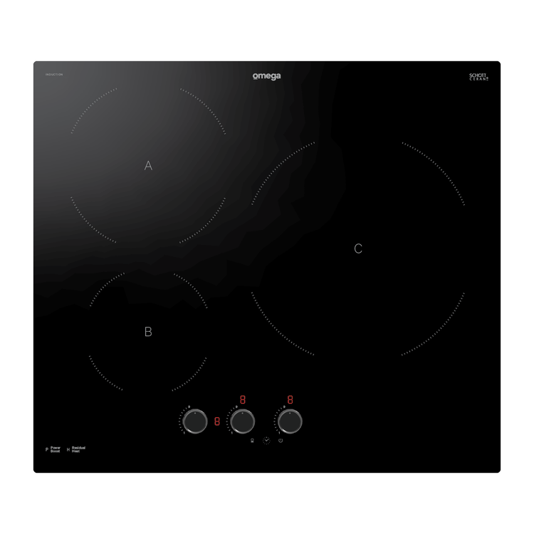 60cm 4 Zone Induction Cooktop | OCI64PP — Omega Appliances