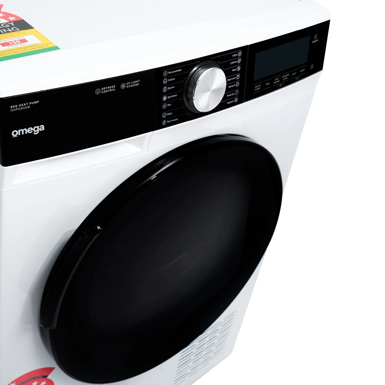 4.5kg Vented Clothes Dryer | OCD45W.1 — Omega Appliances