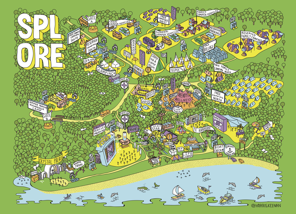 Map — Splore Festival