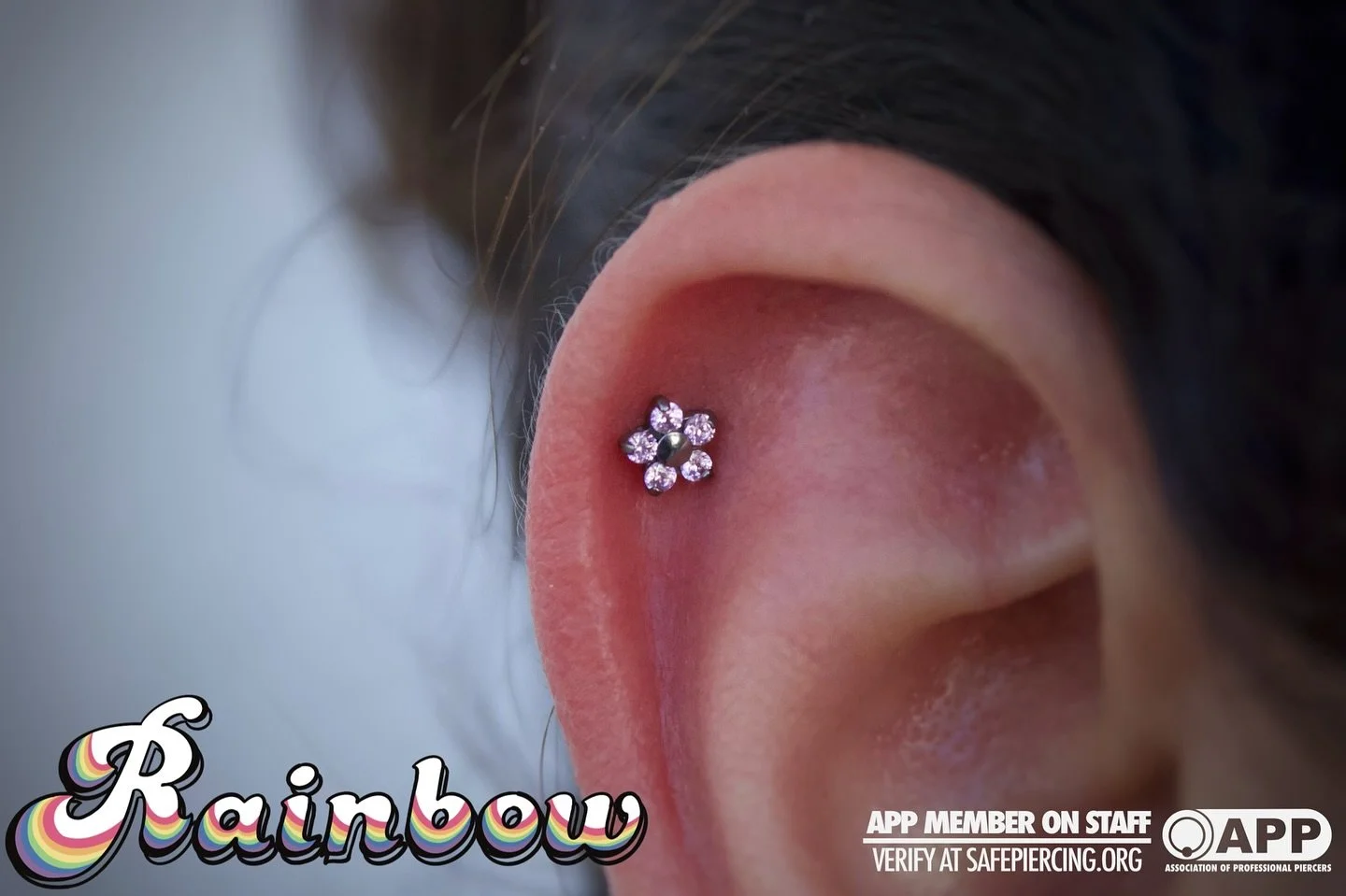 Rainbow Body Piercing