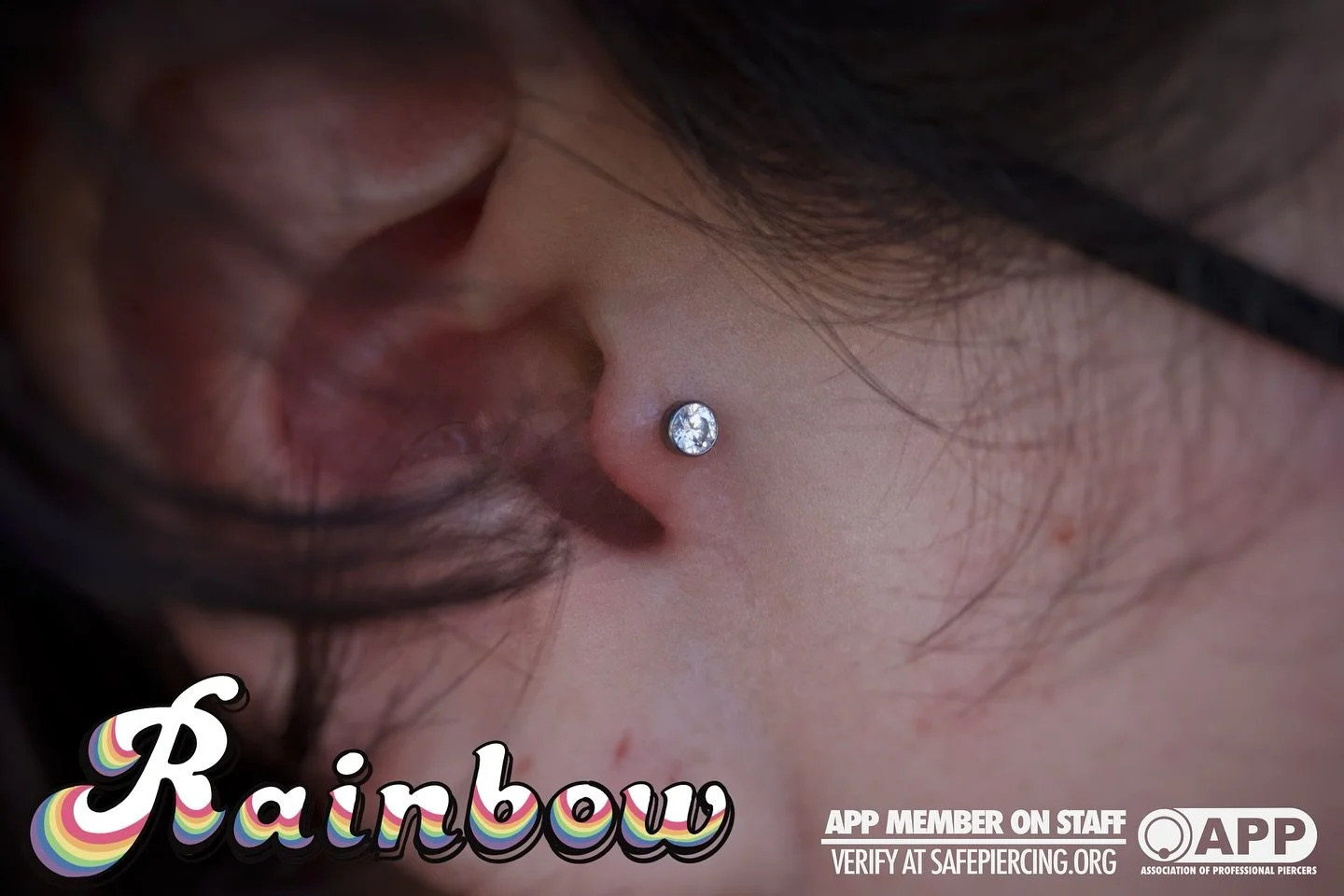 Rainbow Body Piercing