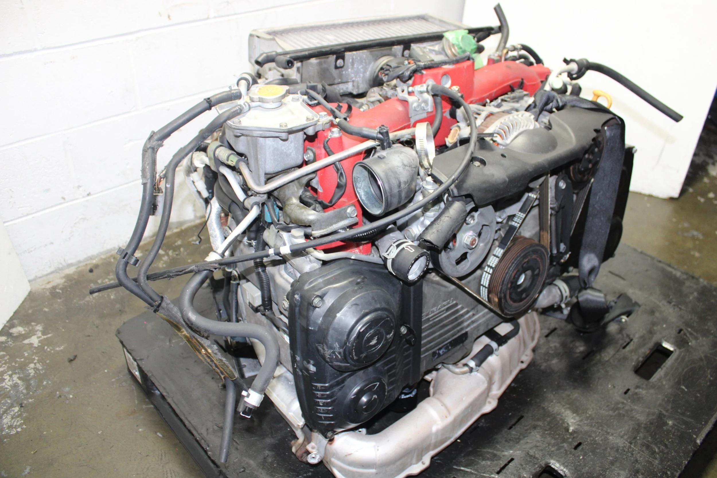 2006-2007 SUBARU WRX STI V9 ENGINE 2.0L TURBO MOTOR WIRING ECM JDM ...