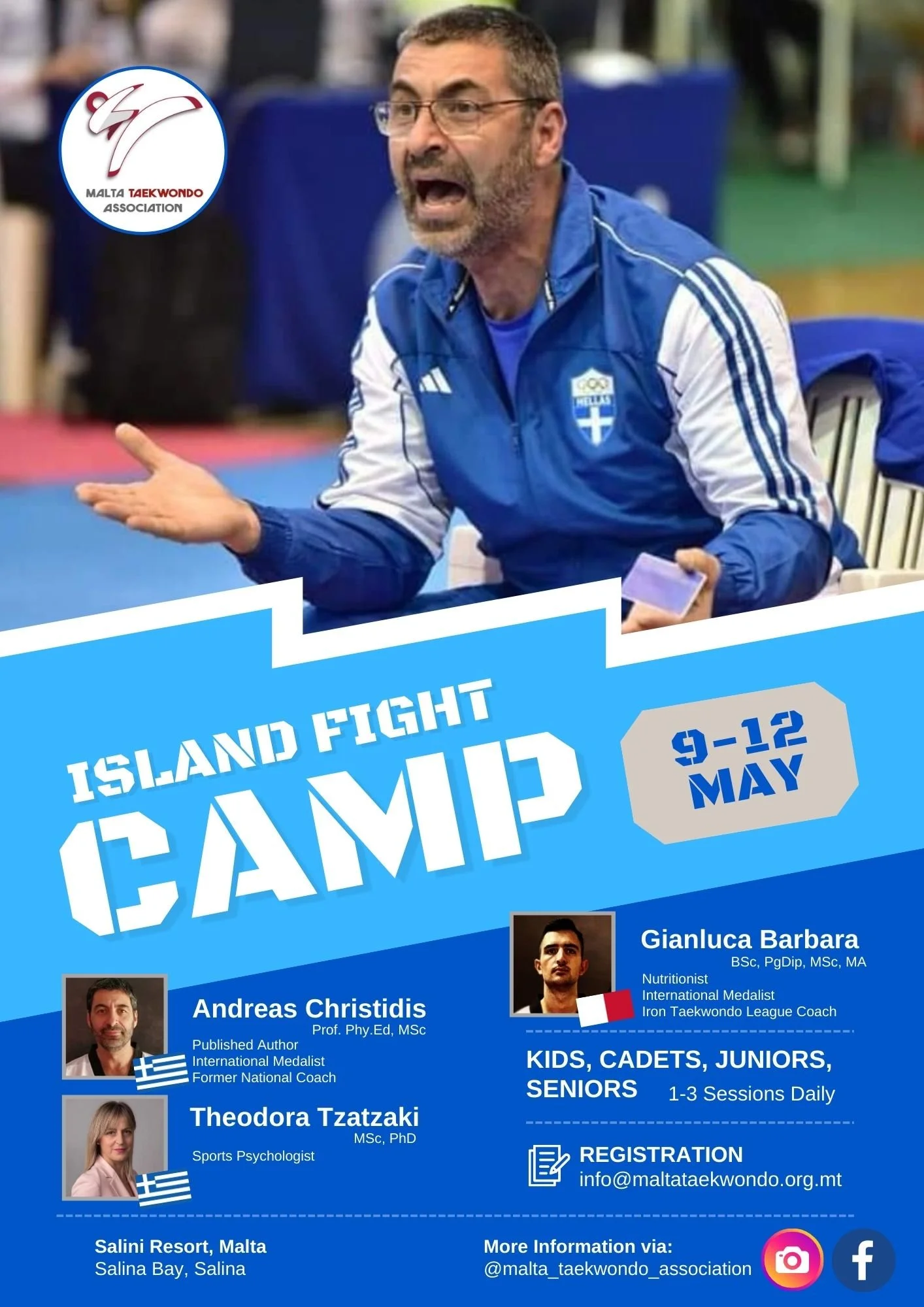 Renowned Coach Andreas Christidis To Conduct Training Camp In Malta ...