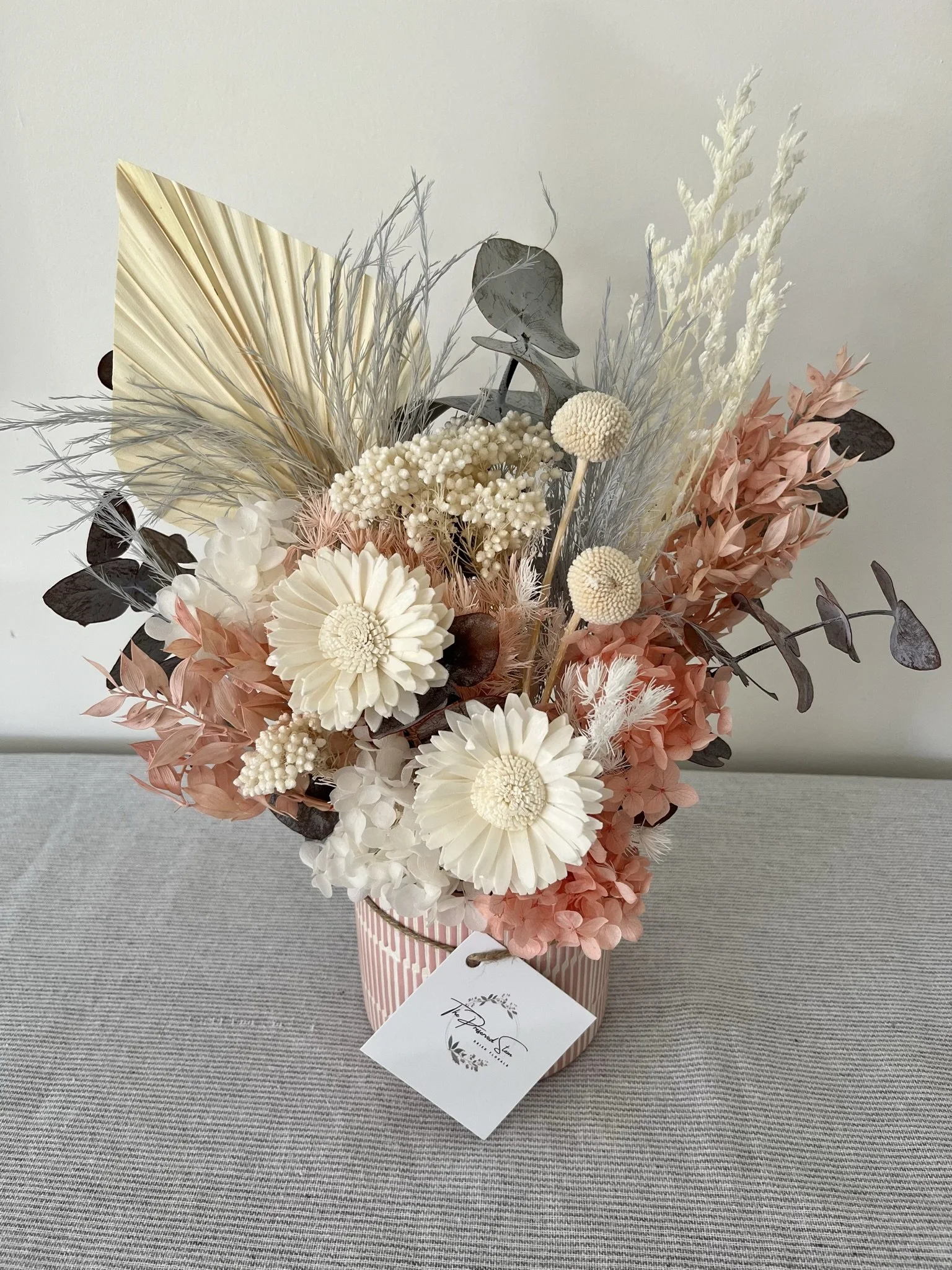 Dried Flower Arrangement Neutral — The Preserved Stem - Dried Flowers