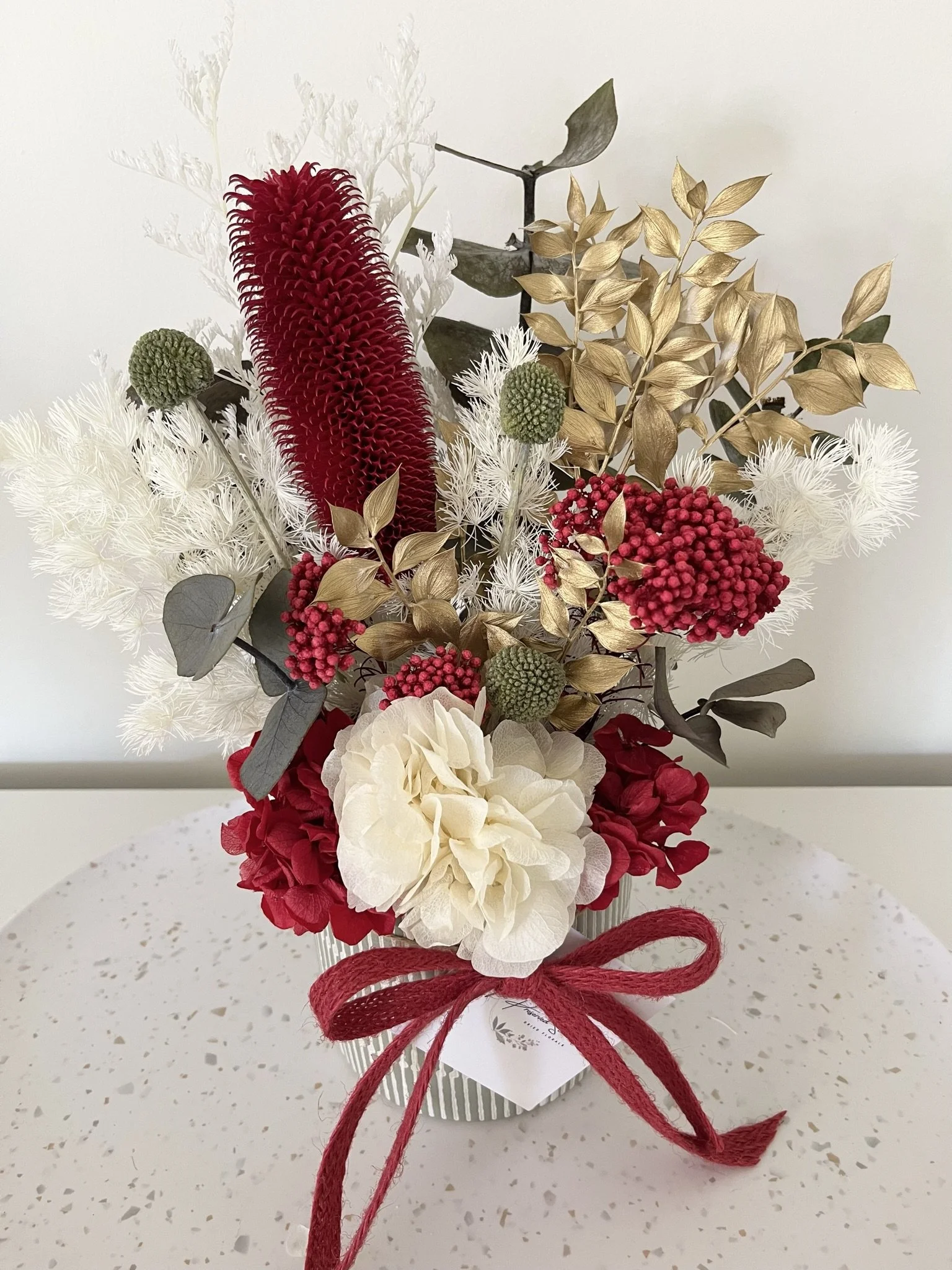 Dried Flower Arrangement Neutral — The Preserved Stem - Dried Flowers