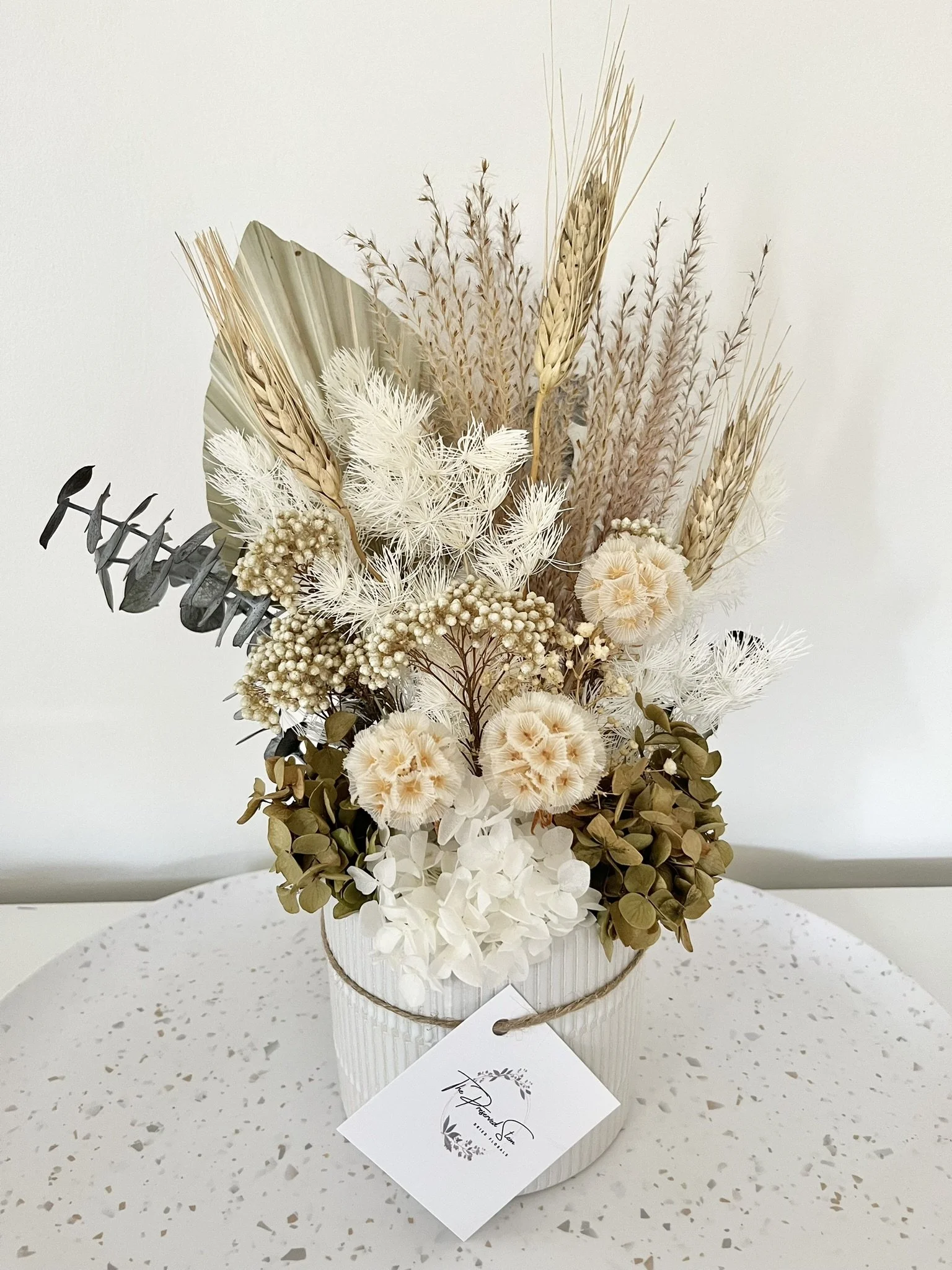 Dried Flower Arrangement Purple — The Preserved Stem - Dried Flowers