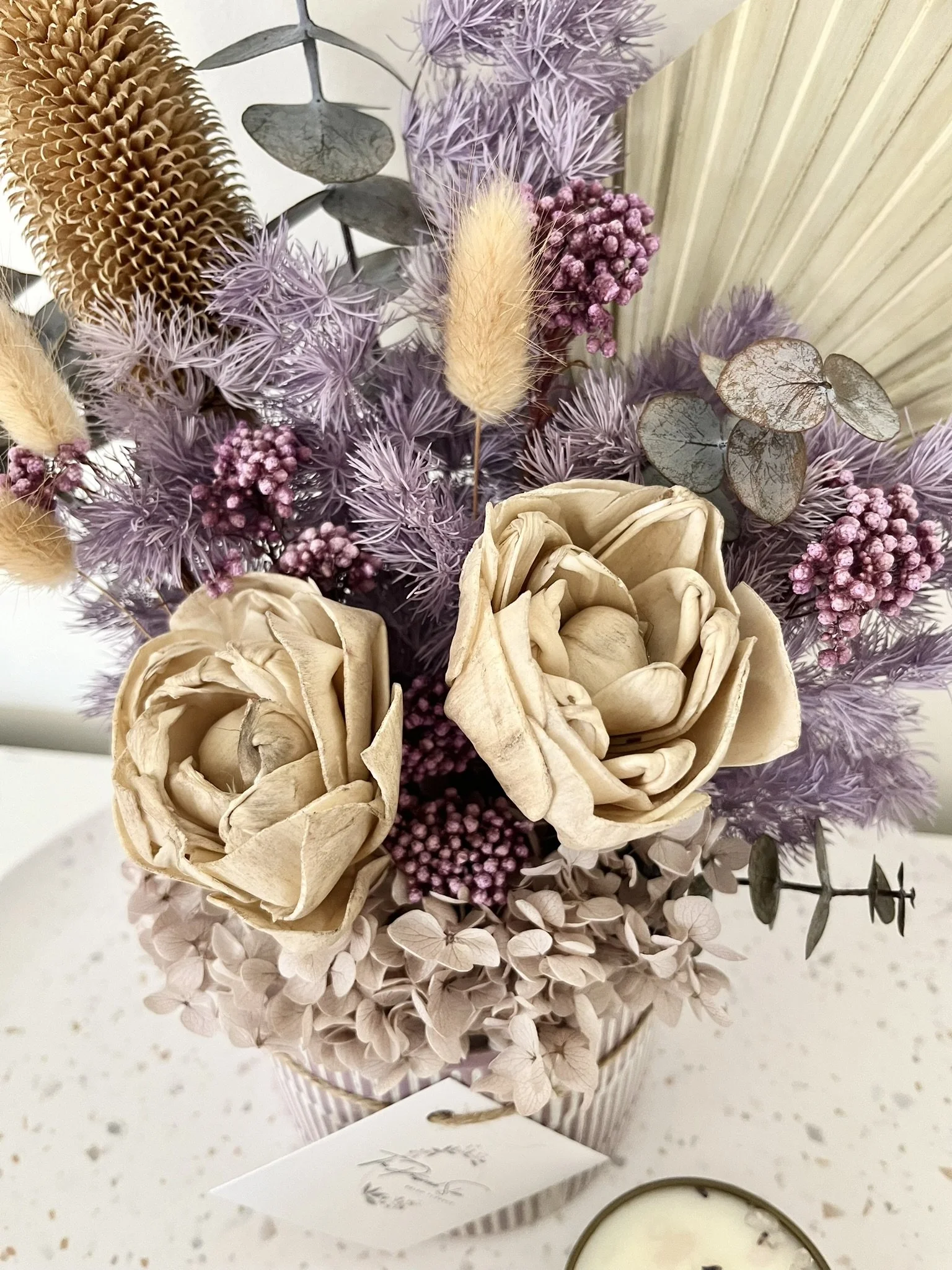 Dried Flower Arrangement Native — The Preserved Stem - Dried Flowers