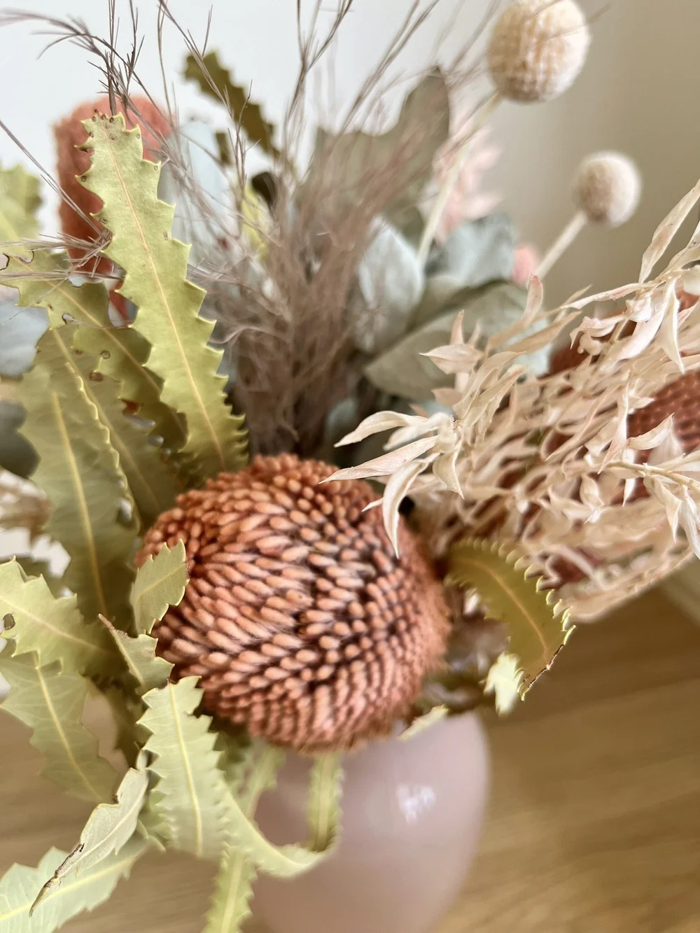 Dried Native Bunch with Banksia — The Preserved Stem - Dried Flowers