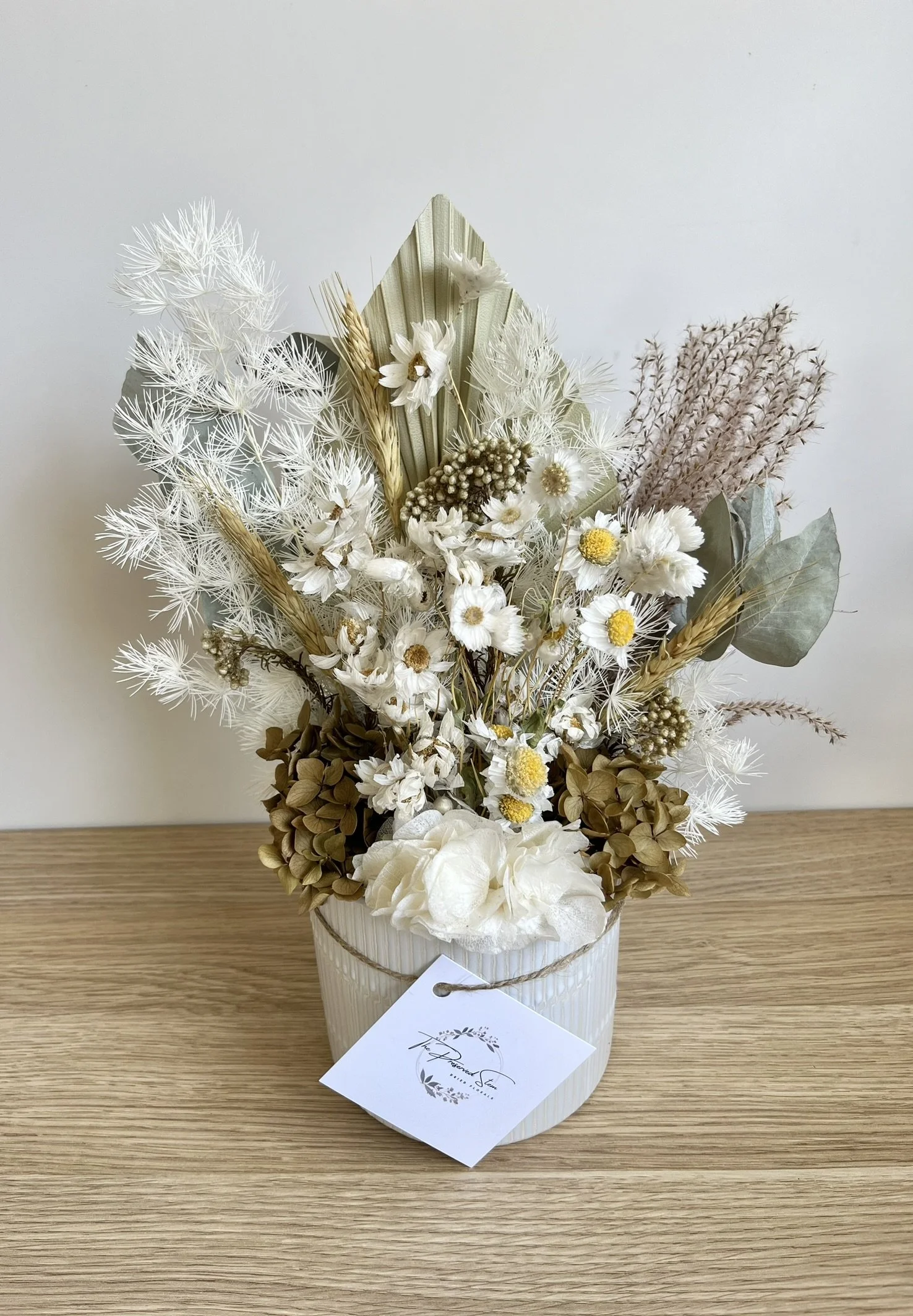 Dried Flower Arrangement Purple — The Preserved Stem - Dried Flowers