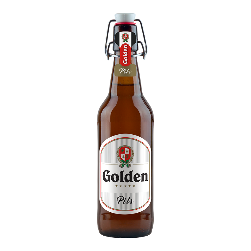 Golden Pils Bottle 500ml — Kaon Beer