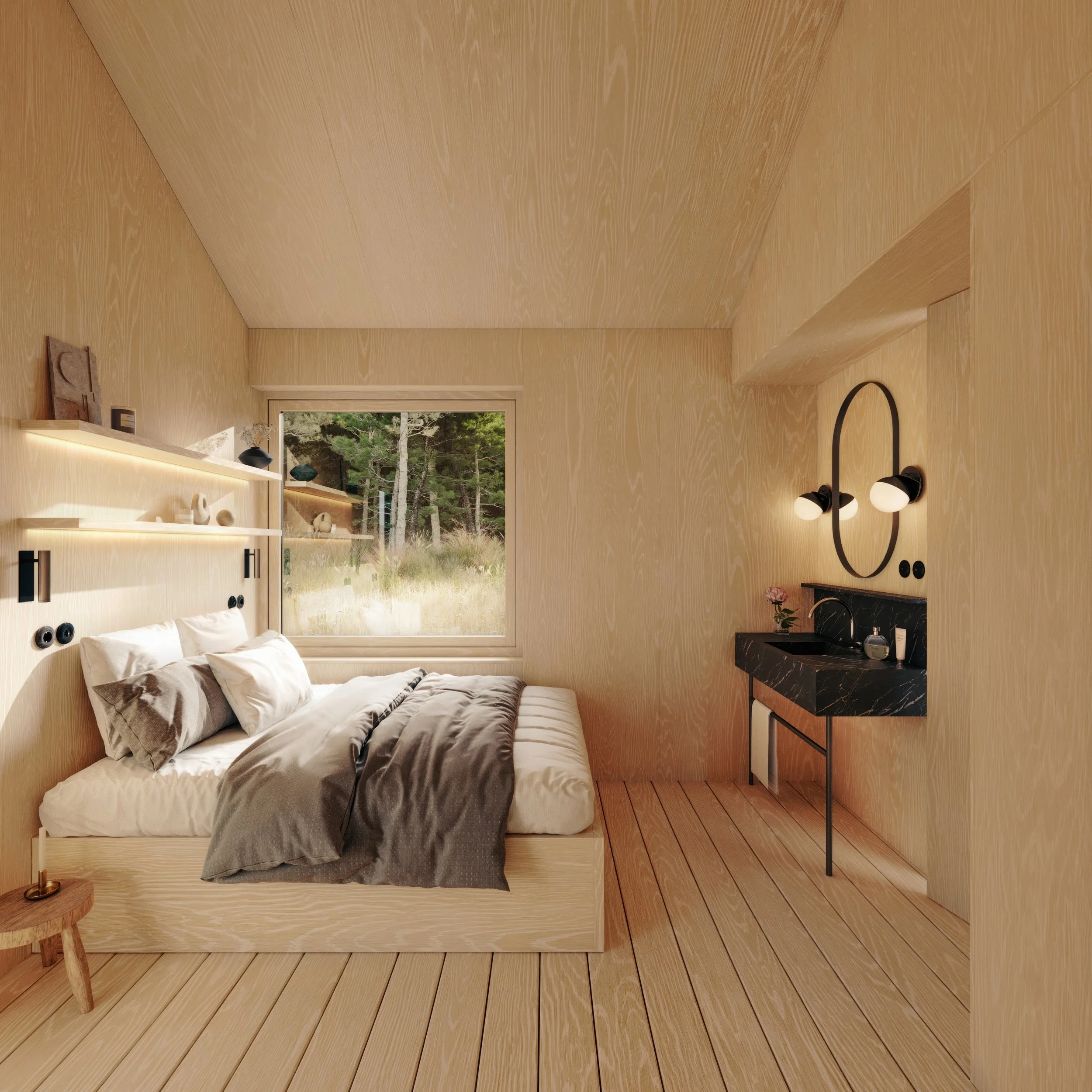 Hirómi Studio L: Energy-Efficient Prefab Cabin with Interconnected ...