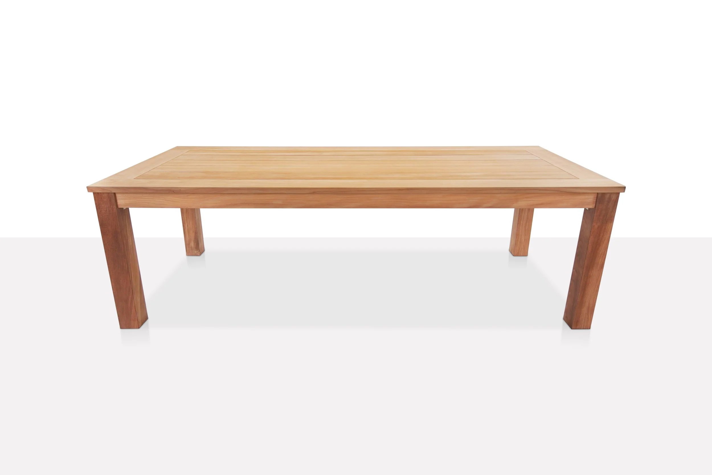 St. Lucia Wide Plank Dining Table (94") — TEAKMAN