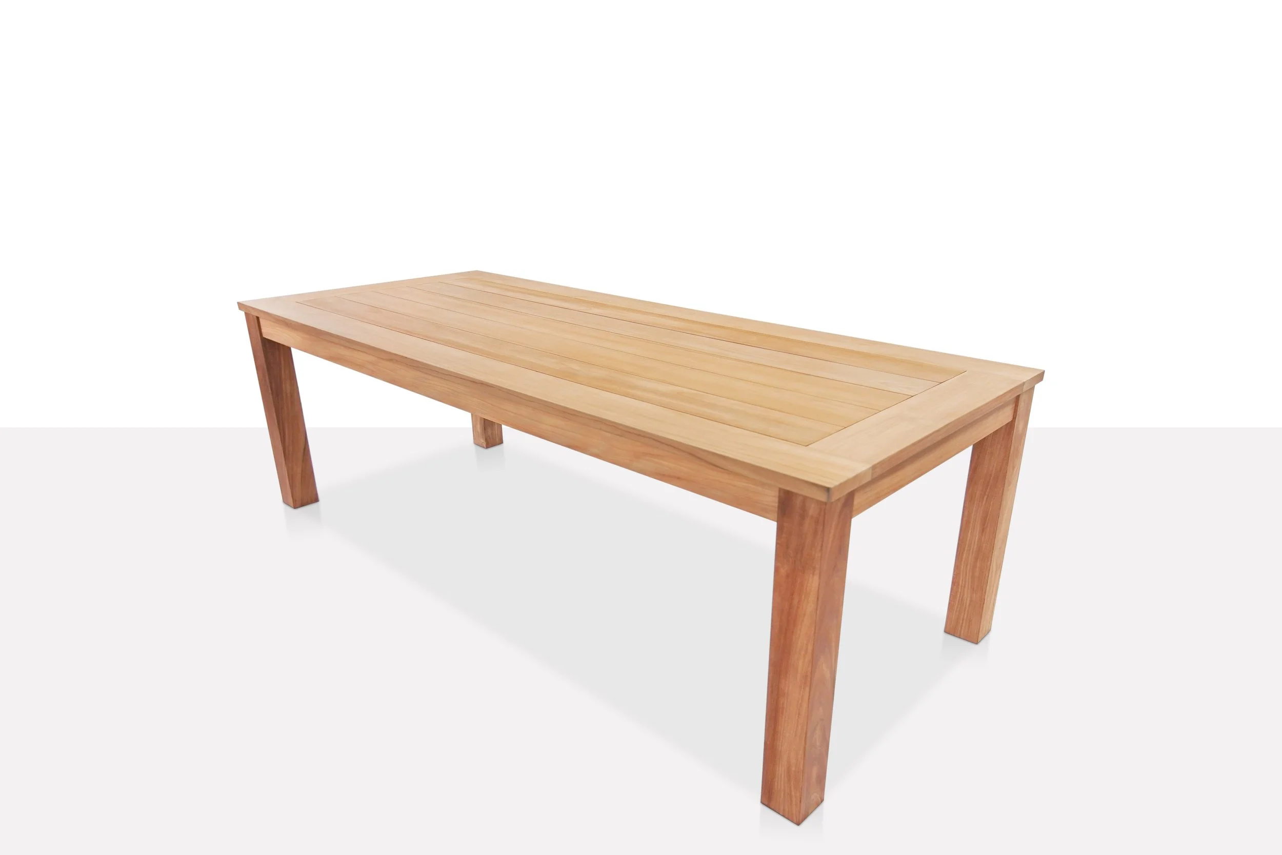 St. Lucia Wide Plank Dining Table (94") — TEAKMAN