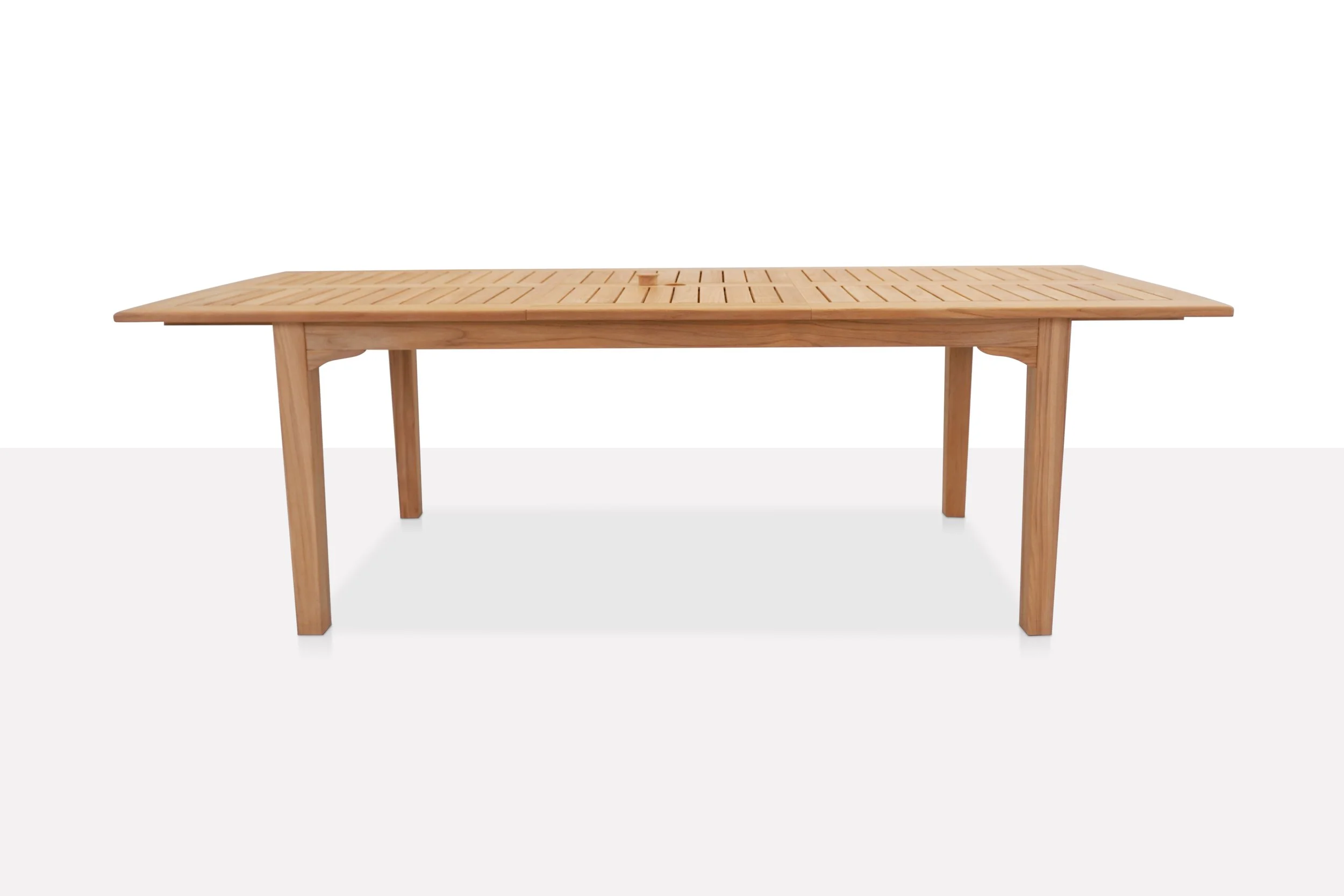 Camden Rectangle Extension Dining Table with Butterfly Leaf — TEAKMAN