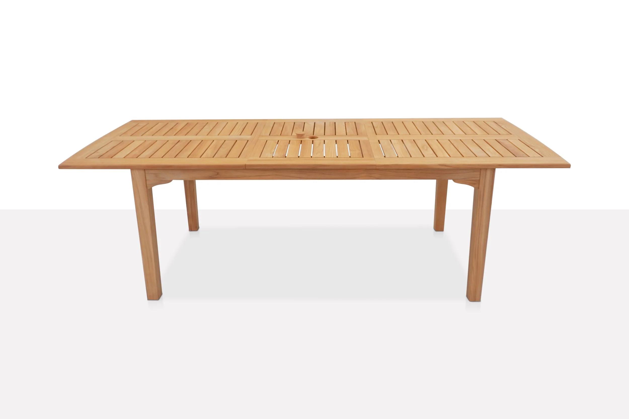 Camden Rectangle Extension Dining Table with Butterfly Leaf — TEAKMAN