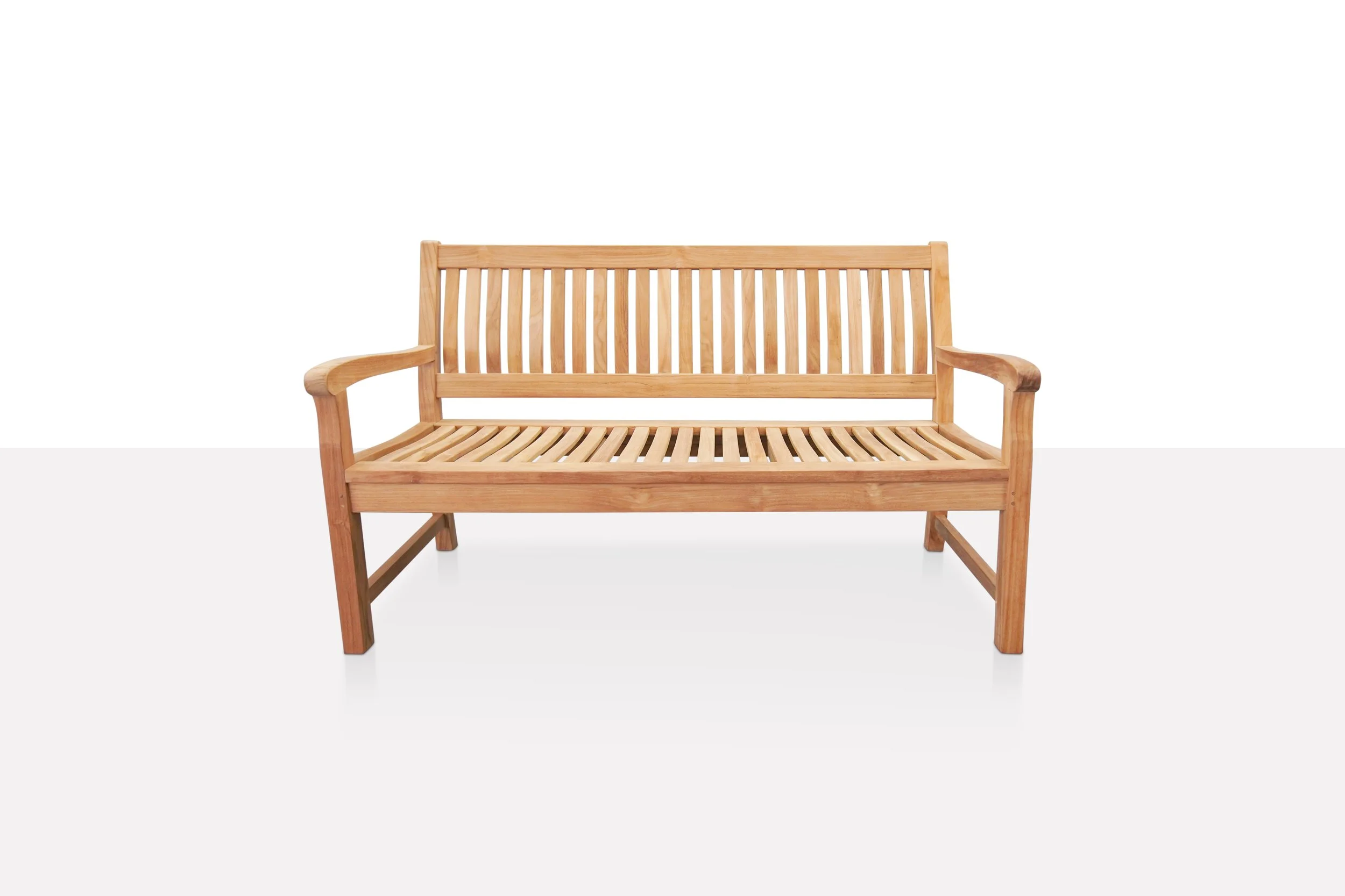 5' Huntington Bench (59") — TEAKMAN