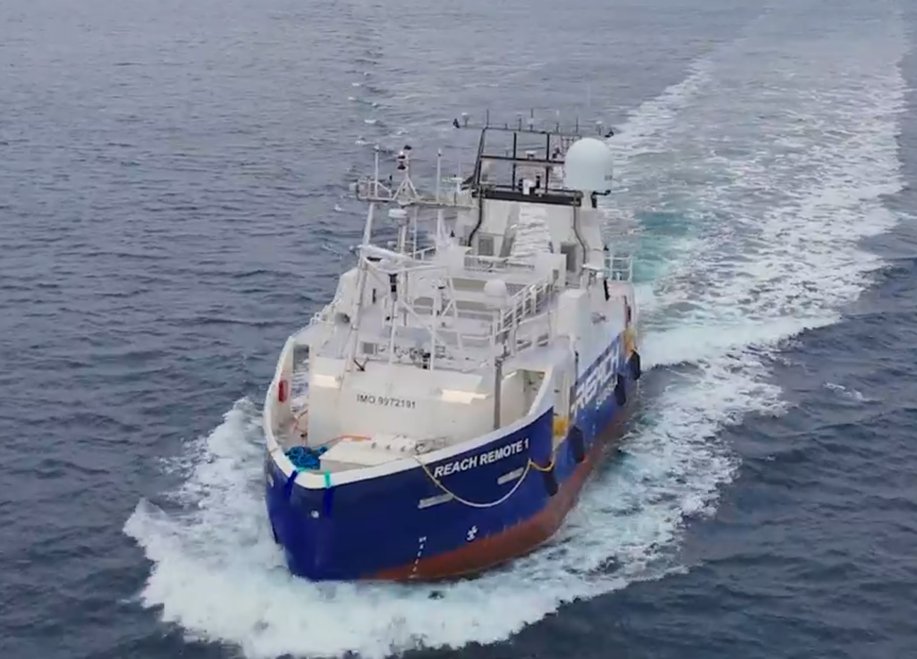 Reach Remote 1 klarert for operasjon uten støttefartøy — Maritimt Forum