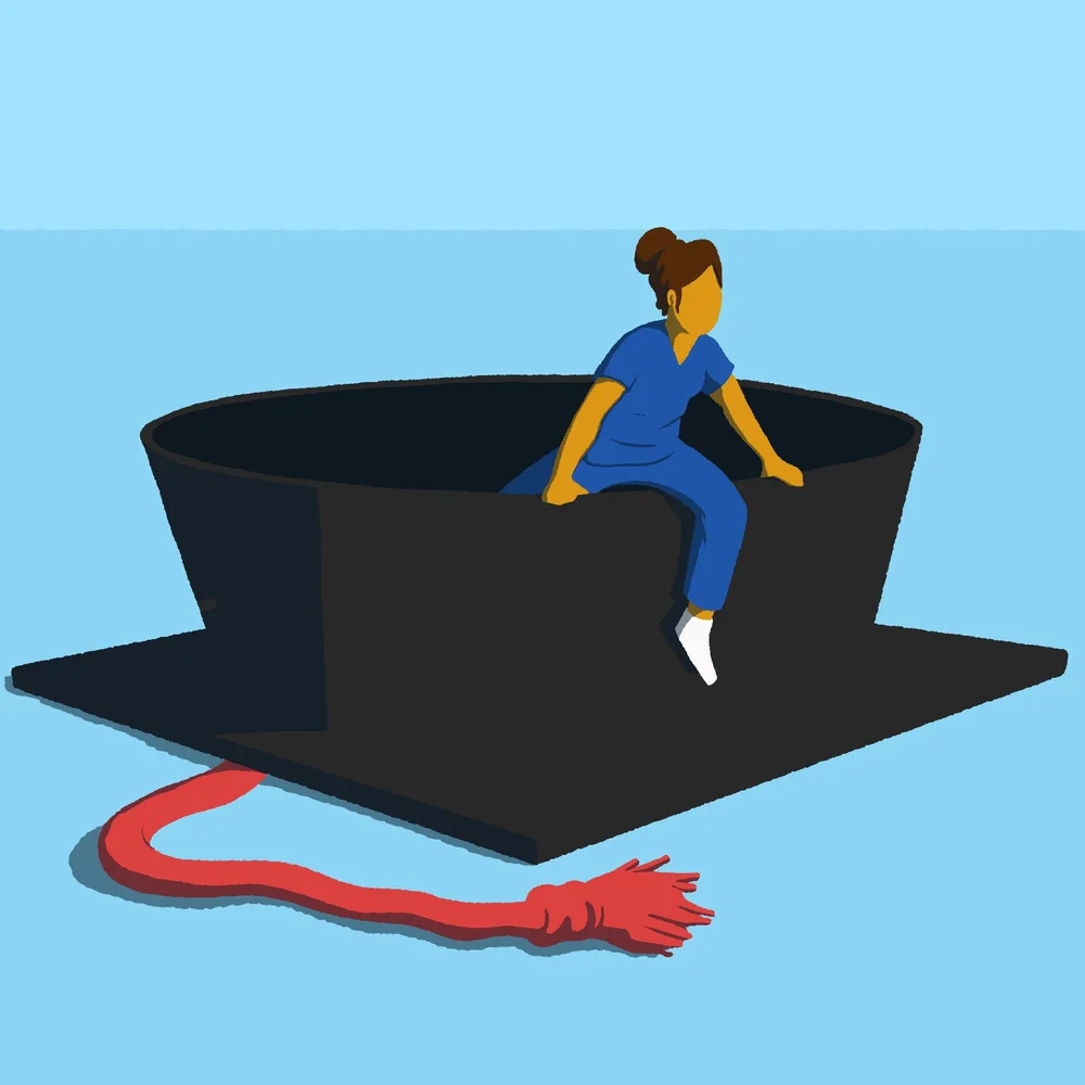 Nursing Standard - Student Nurse Transition — Andy Carter Illustration
