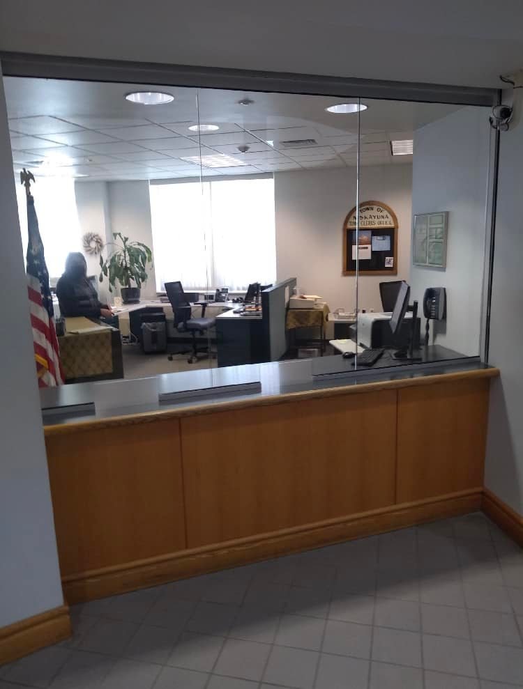 Reception Sliders & Partitions | Turnpike Glass & Closets Inc ...