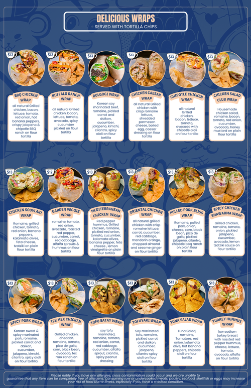 Menu — Cafe Square One