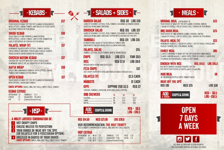 Kebab Nation Grill House | Menu