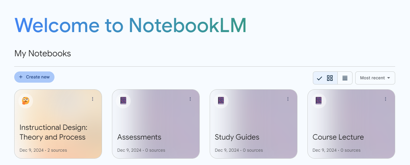 A Guide to Using Google NotebookLM for Course Design — Zulma Calderon