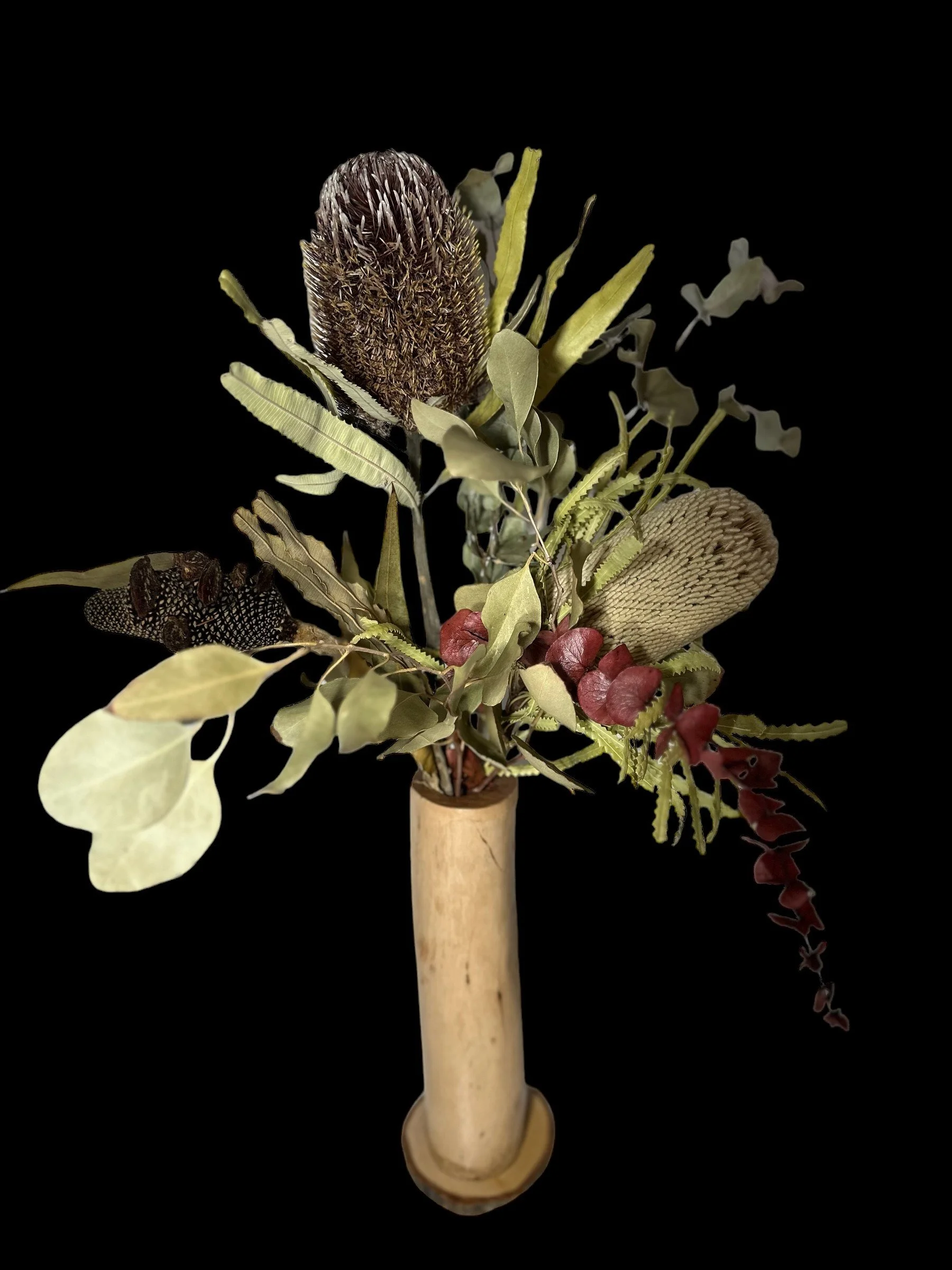 Natural Australian Wooden Vase Plain — Tamay Beam Art