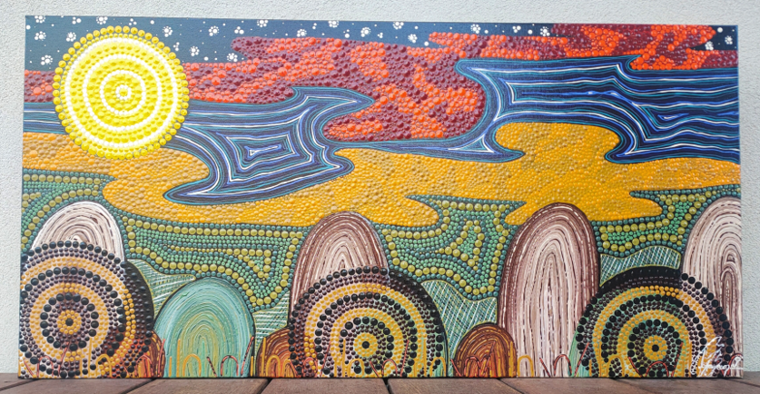Contemporary Aboriginal Art Victoria - Tamay Beam Art