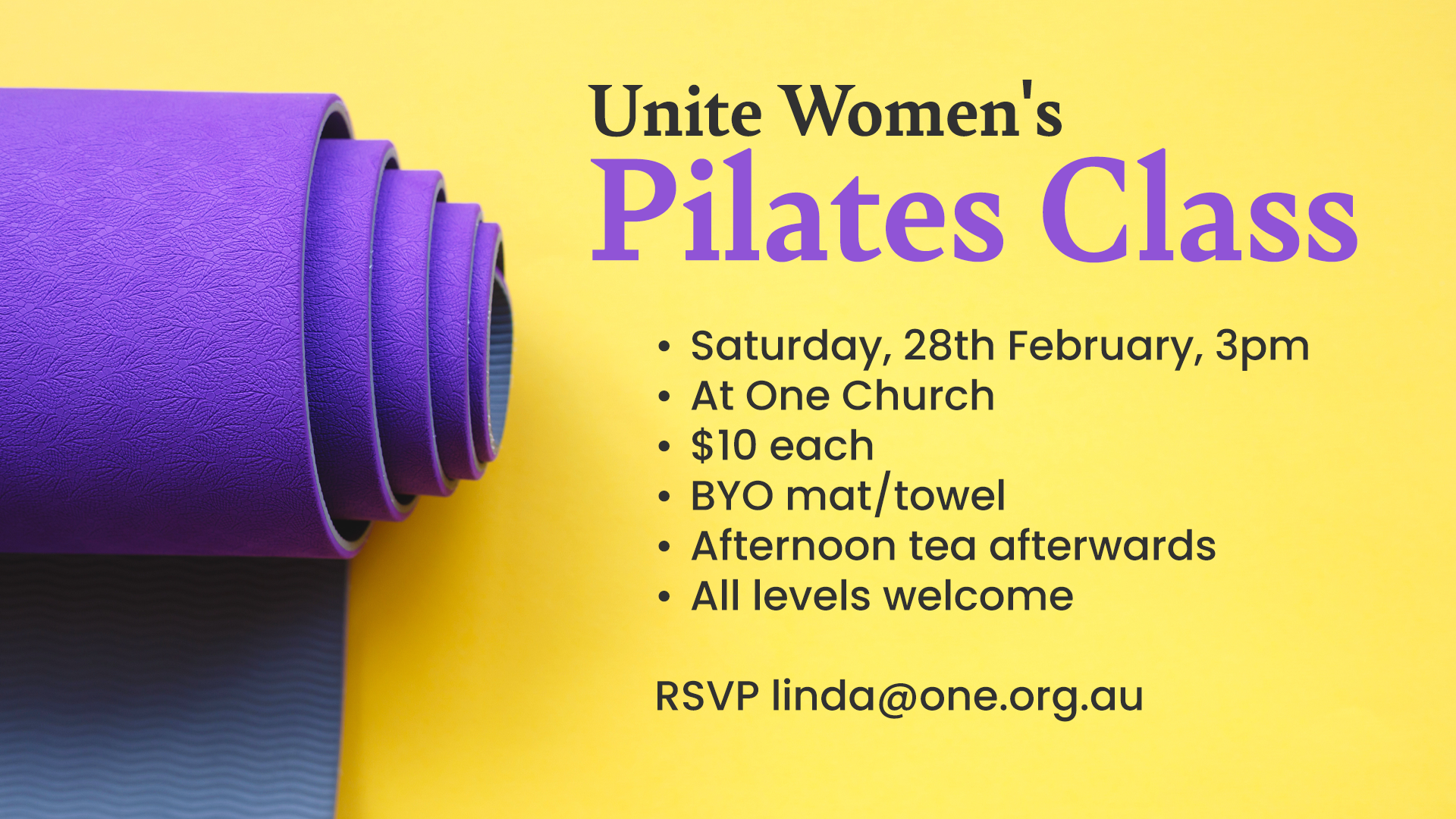 Unite | Join Us Today - Connect and Grow — One Church