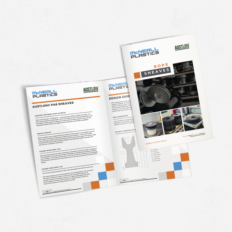 Industrial rope sheaves — McNeall Plastics