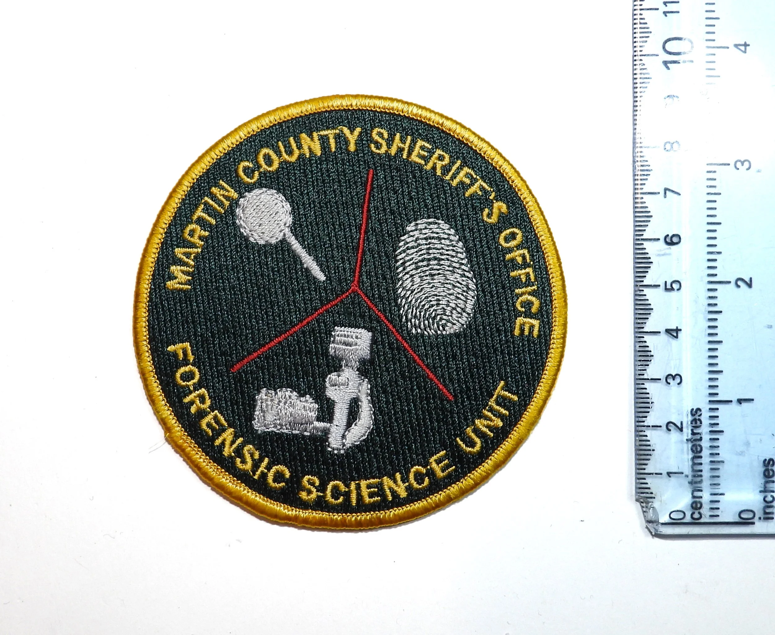 Martin County Sheriff's Office Forensic Science Unit Patch. United ...