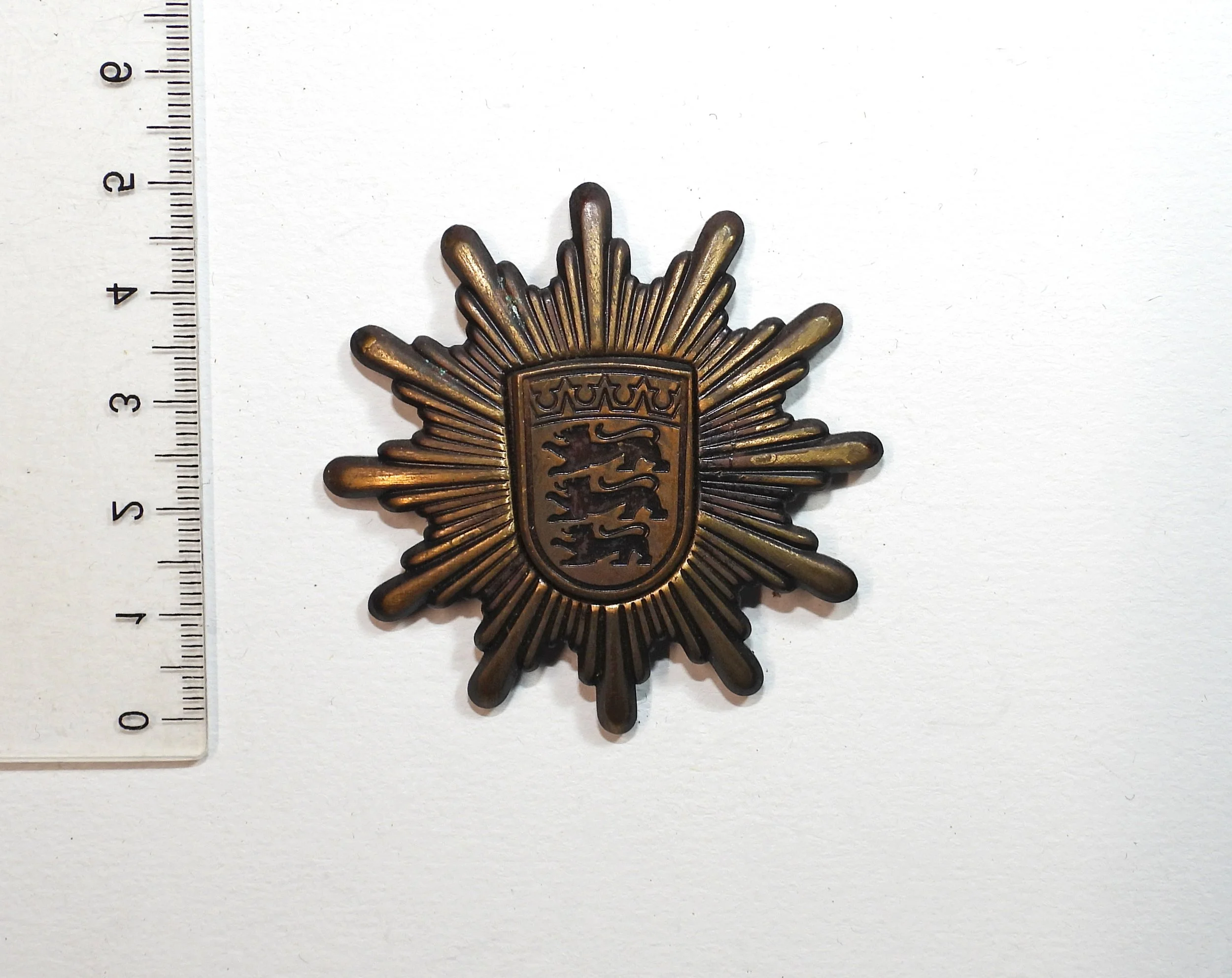 Baden-Wurttemberg Fire Department Achievement Badge (Germany ...