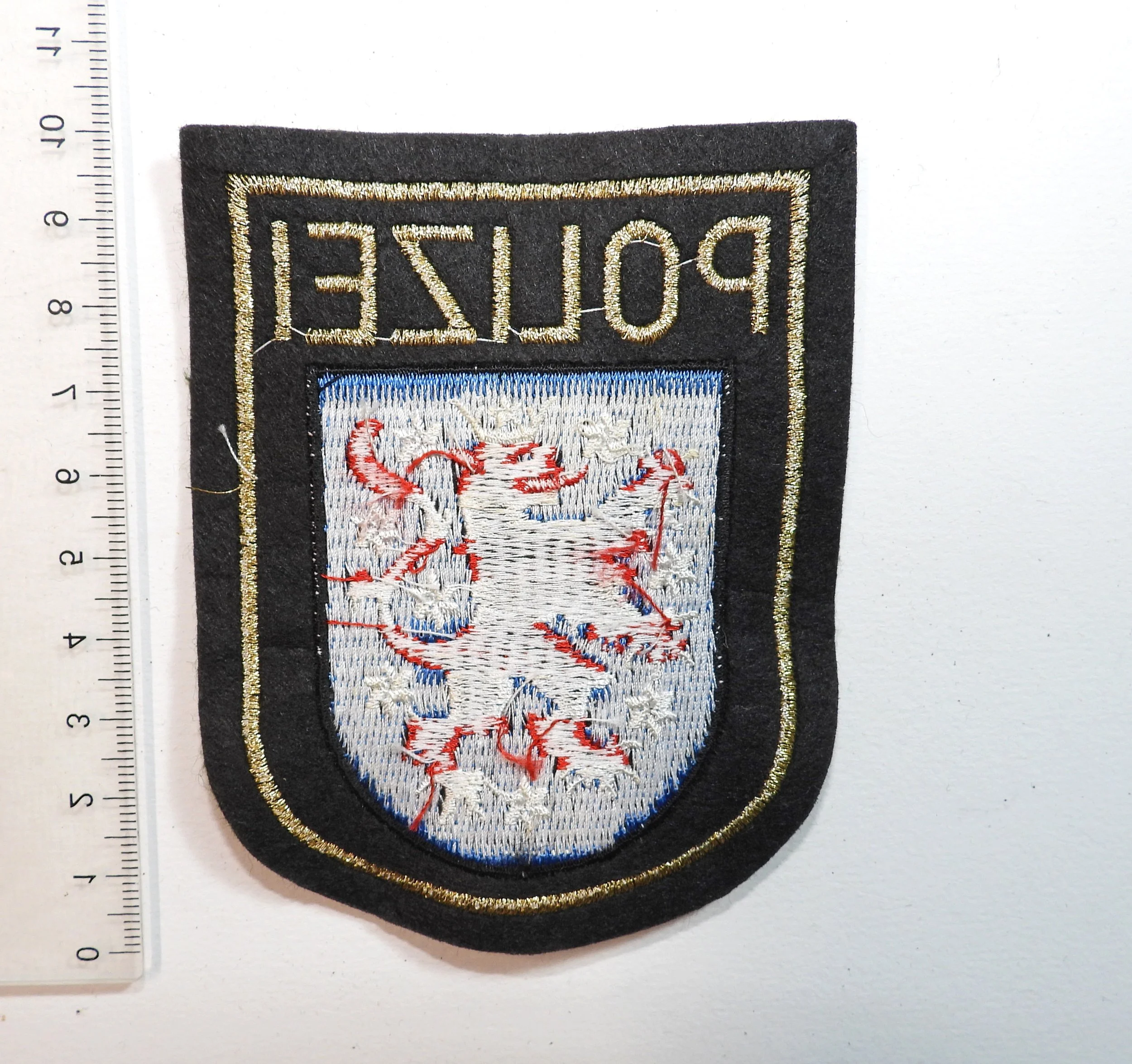 Saxony Police Patch. Germany. — Outpost9 - Military, Police & Other ...