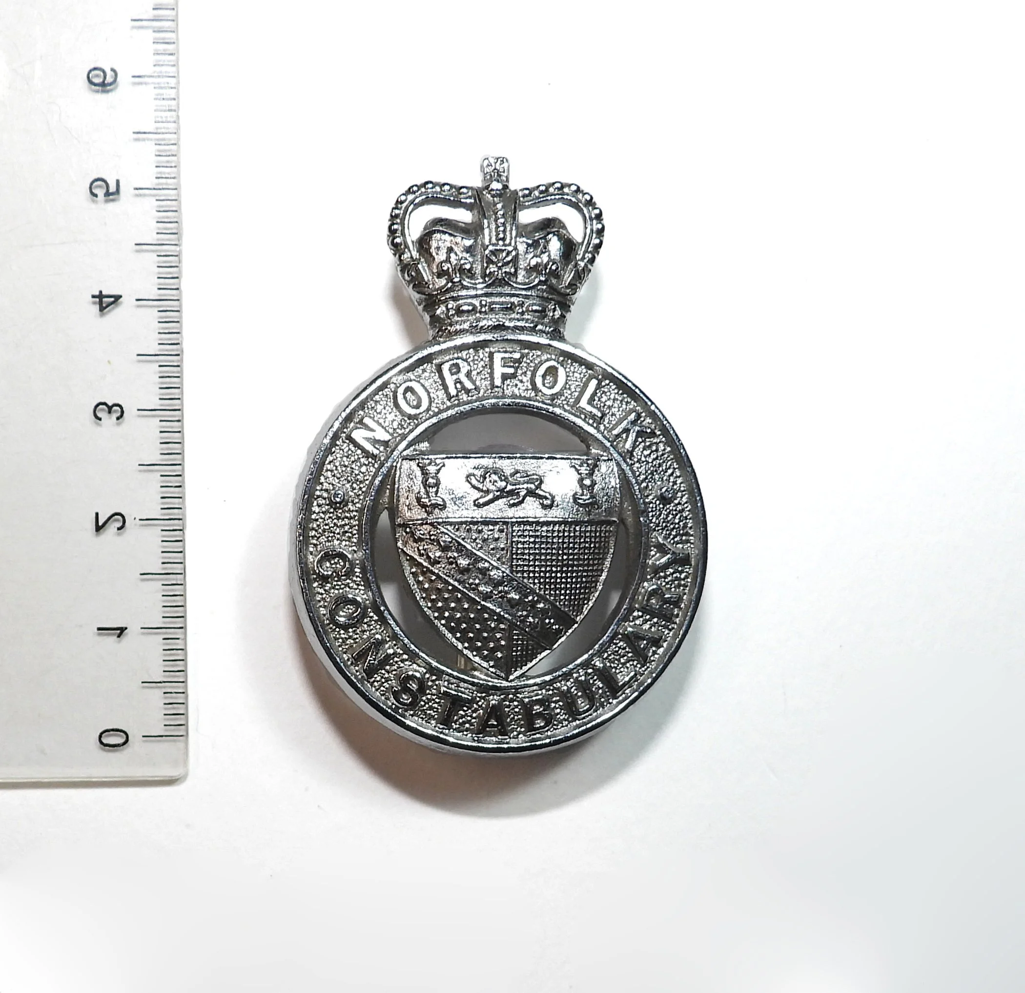 British Police Long Service and Good Conduct Medal Bar and King's Crown ...