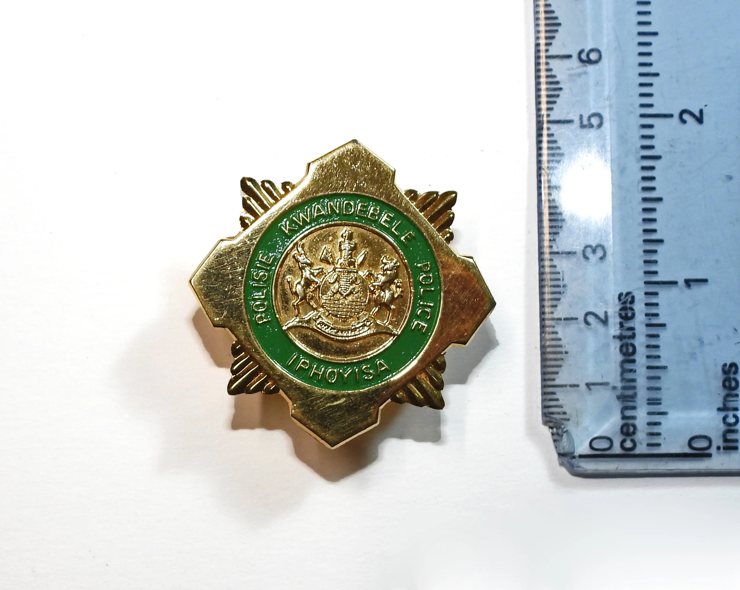 Cape Mounted Riflemen (colonial) cap badge and title badge, South ...
